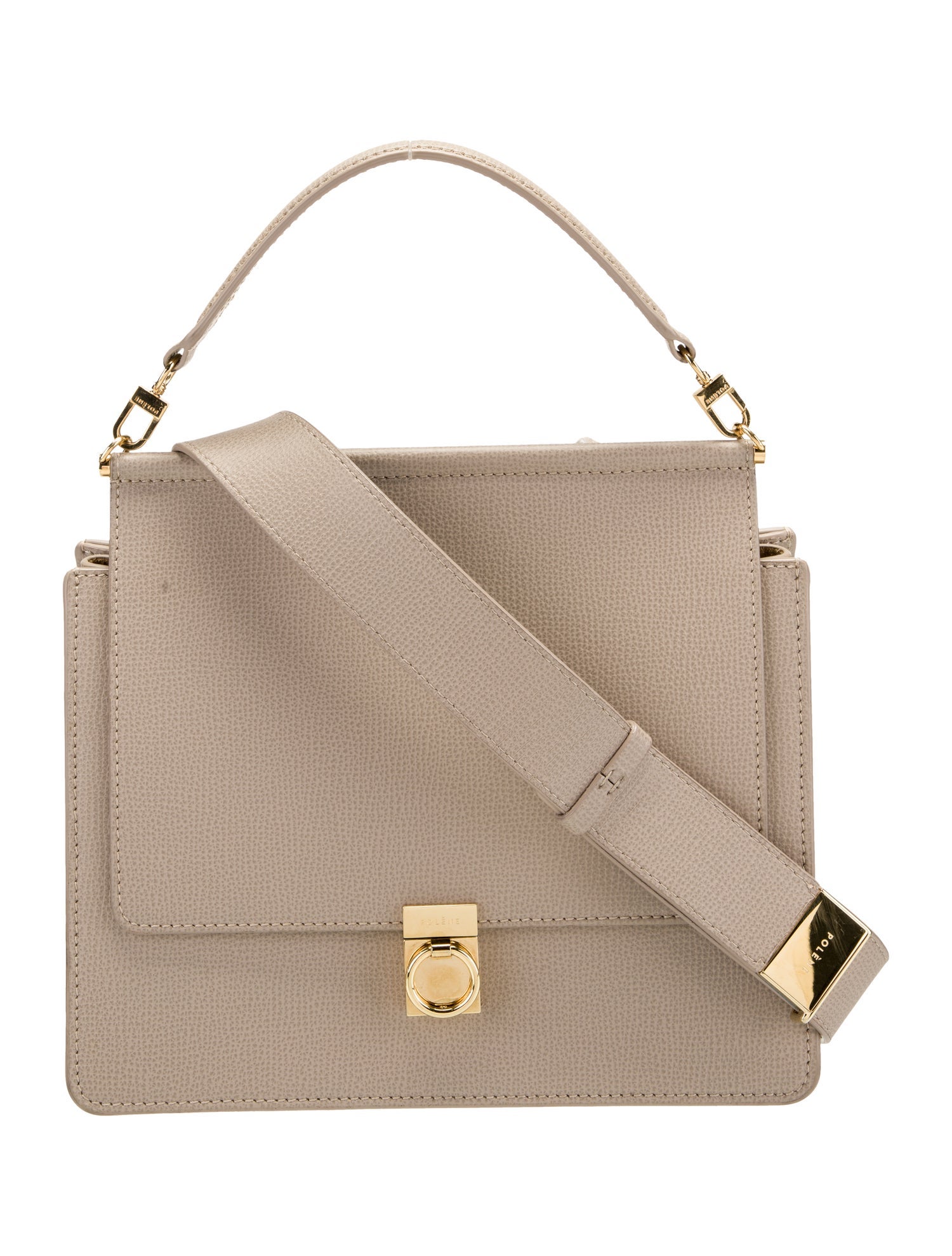 Polène Messenger Bag - Neutrals Crossbody Bags, Handbags - WPLNE22882 ...