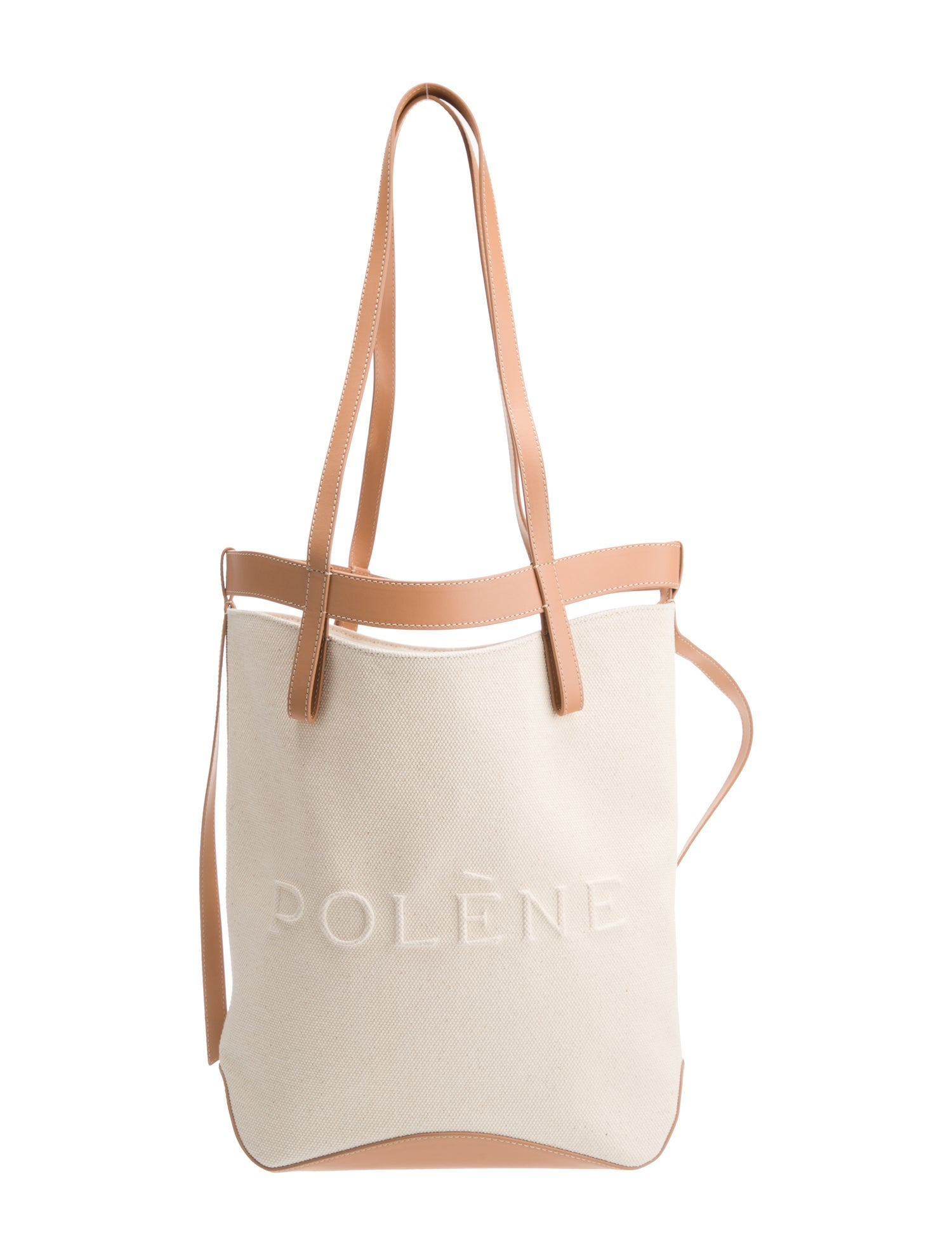 Polène Canvas Tote - Neutrals Totes, Handbags - WPLNE22911 | The RealReal
