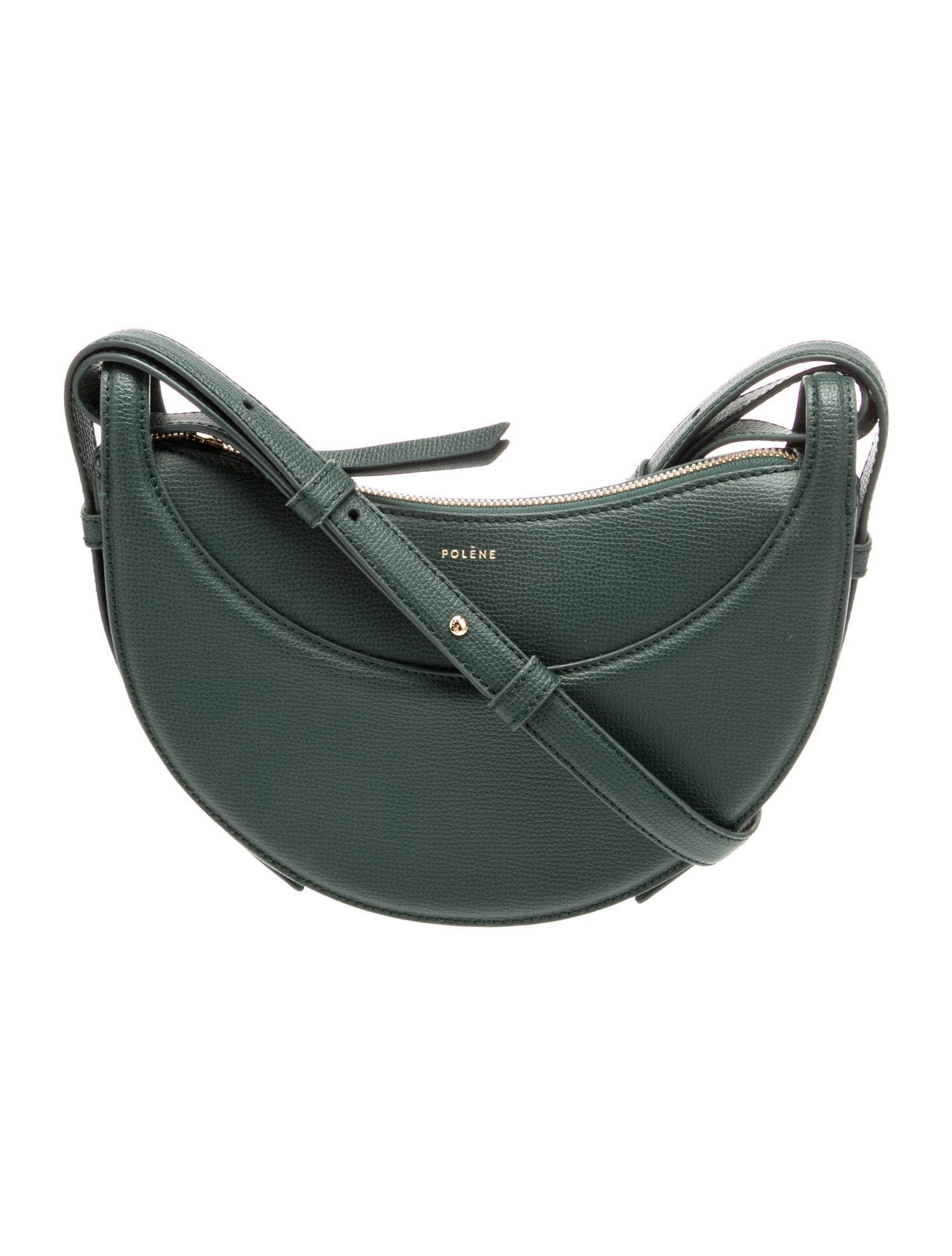 Polène Leather Crossbody Bag - Green Crossbody Bags, Handbags ...