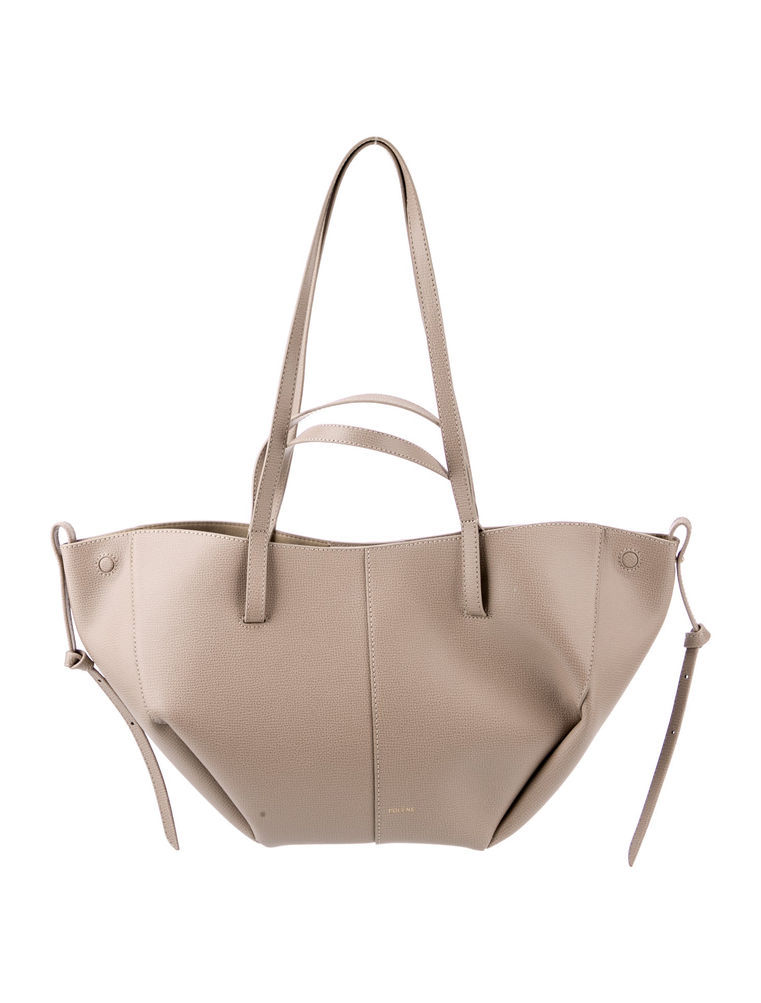 Polène Leather Tote - Neutrals Totes, Handbags - WPLNE23102 | The RealReal