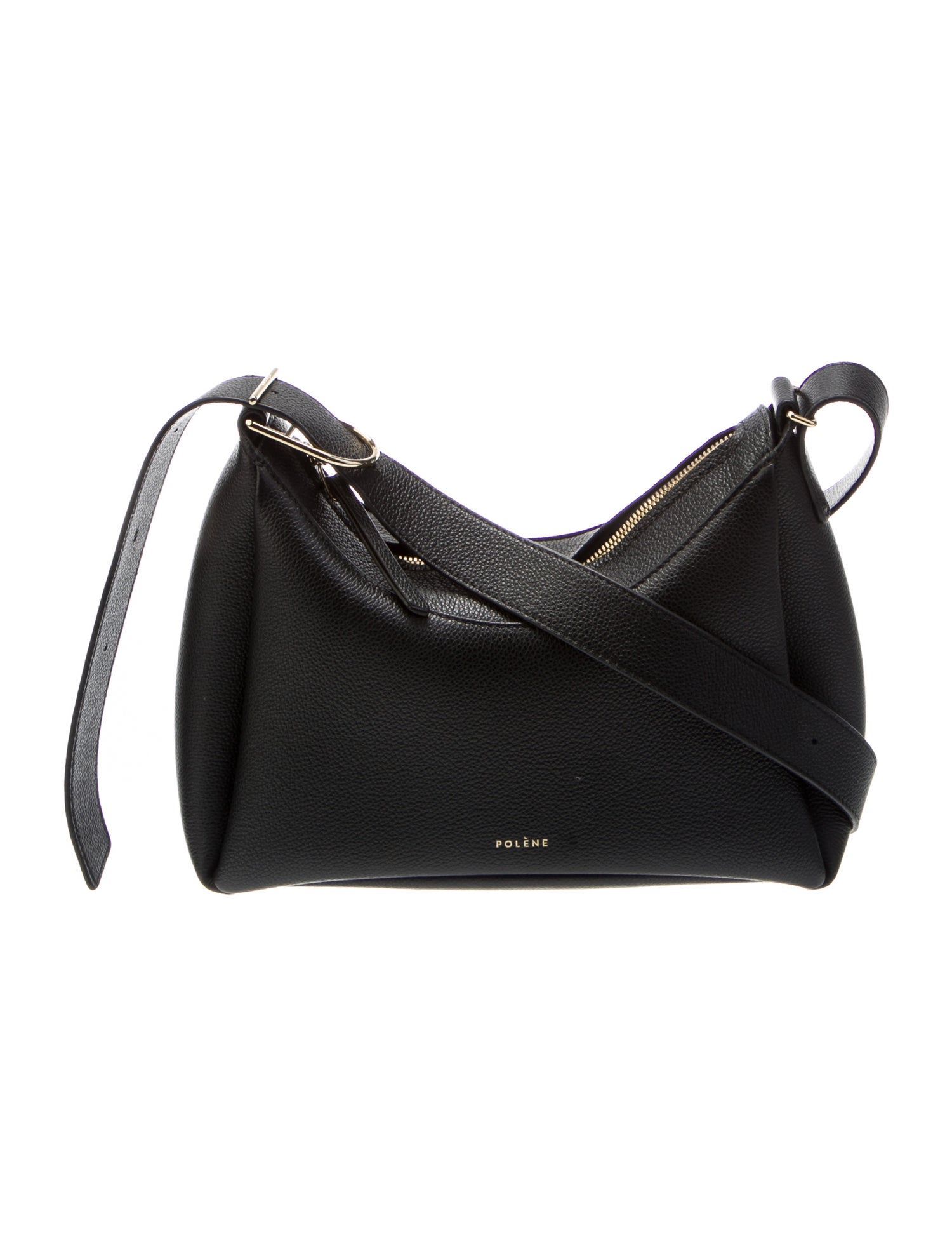 Polène Leather Shoulder Bag - Blue Shoulder Bags, Handbags - WPLNE23204 ...