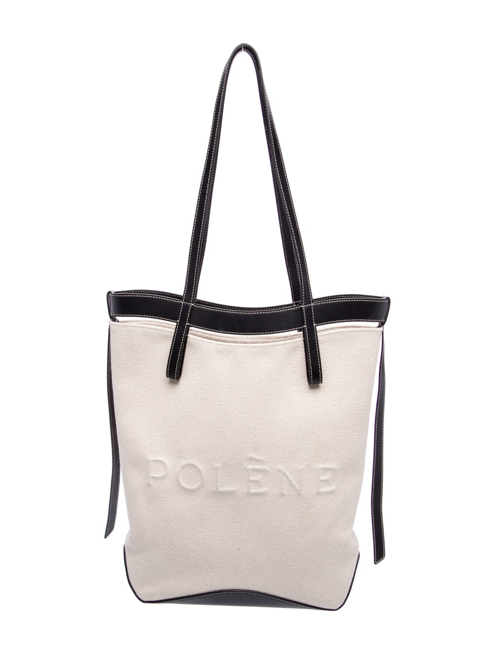 Polène Canvas Tote - Neutrals Totes, Handbags - WPLNE23671 | The RealReal