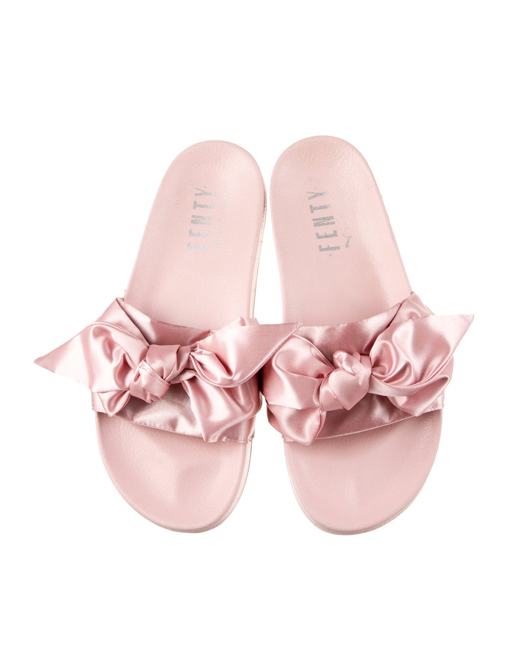 Fenty x Puma Satin Floral Print Slides - Pink Sandals, Shoes ...
