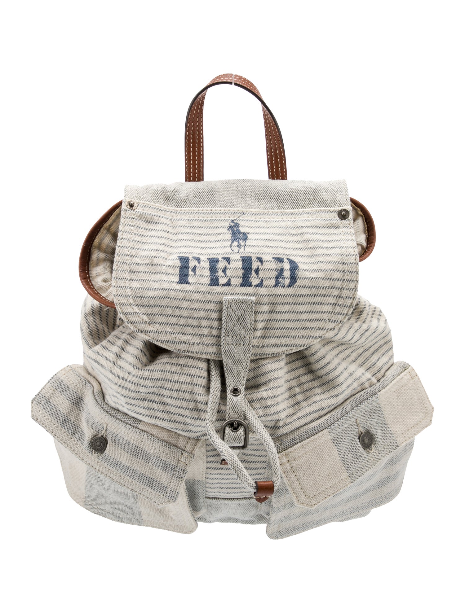 Polo Ralph Lauren x FEED Canvas Backpack - Neutrals Backpacks, Bags ...