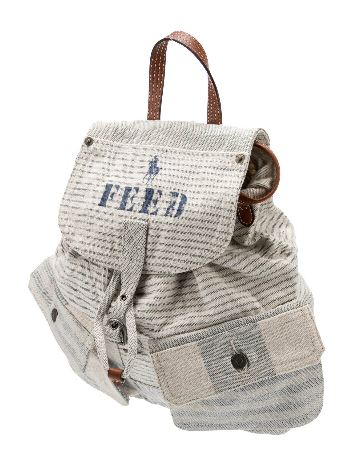 Polo Ralph Lauren x FEED Canvas Backpack - Neutrals Backpacks, Bags ...