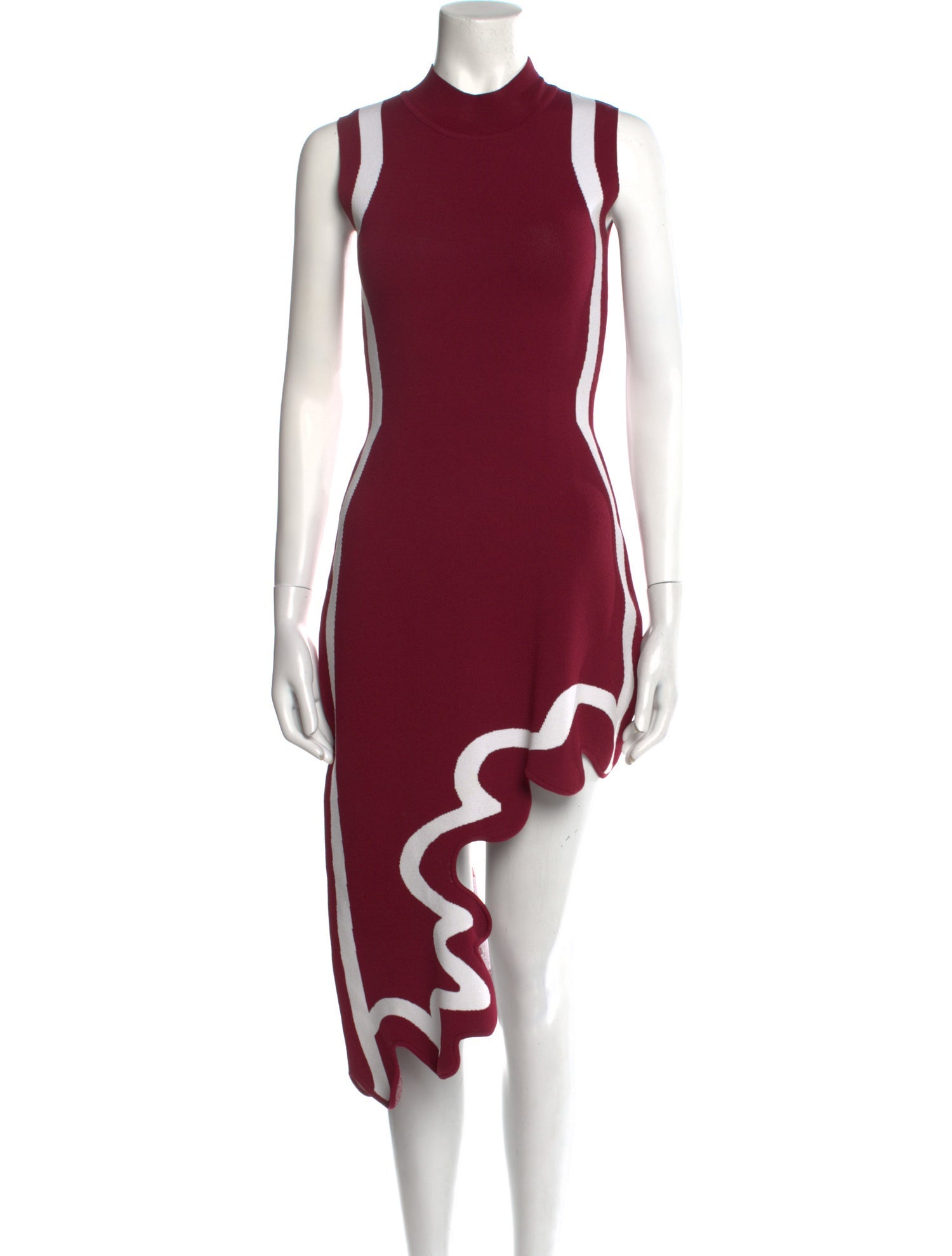 Alexander McQueen Abstract Pattern A-Line Dress - Blue Dresses ...