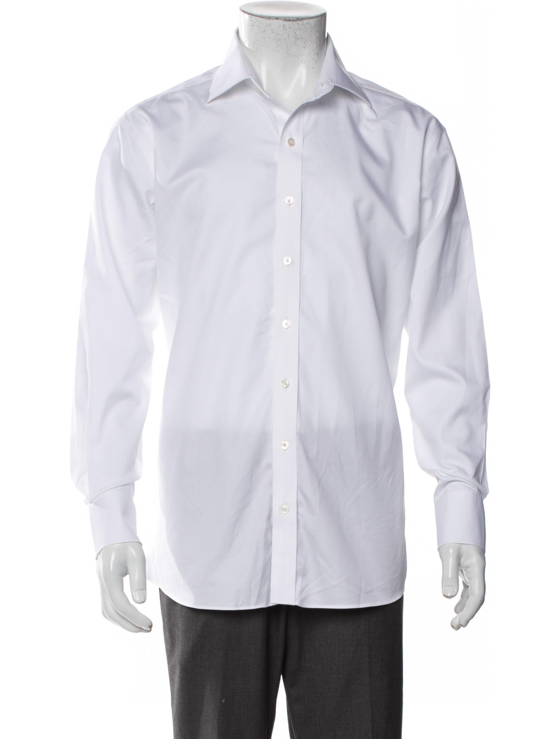 Proper Cloth Long Sleeve Dress Shirt - Blue Dress Shirts, Clothing ...