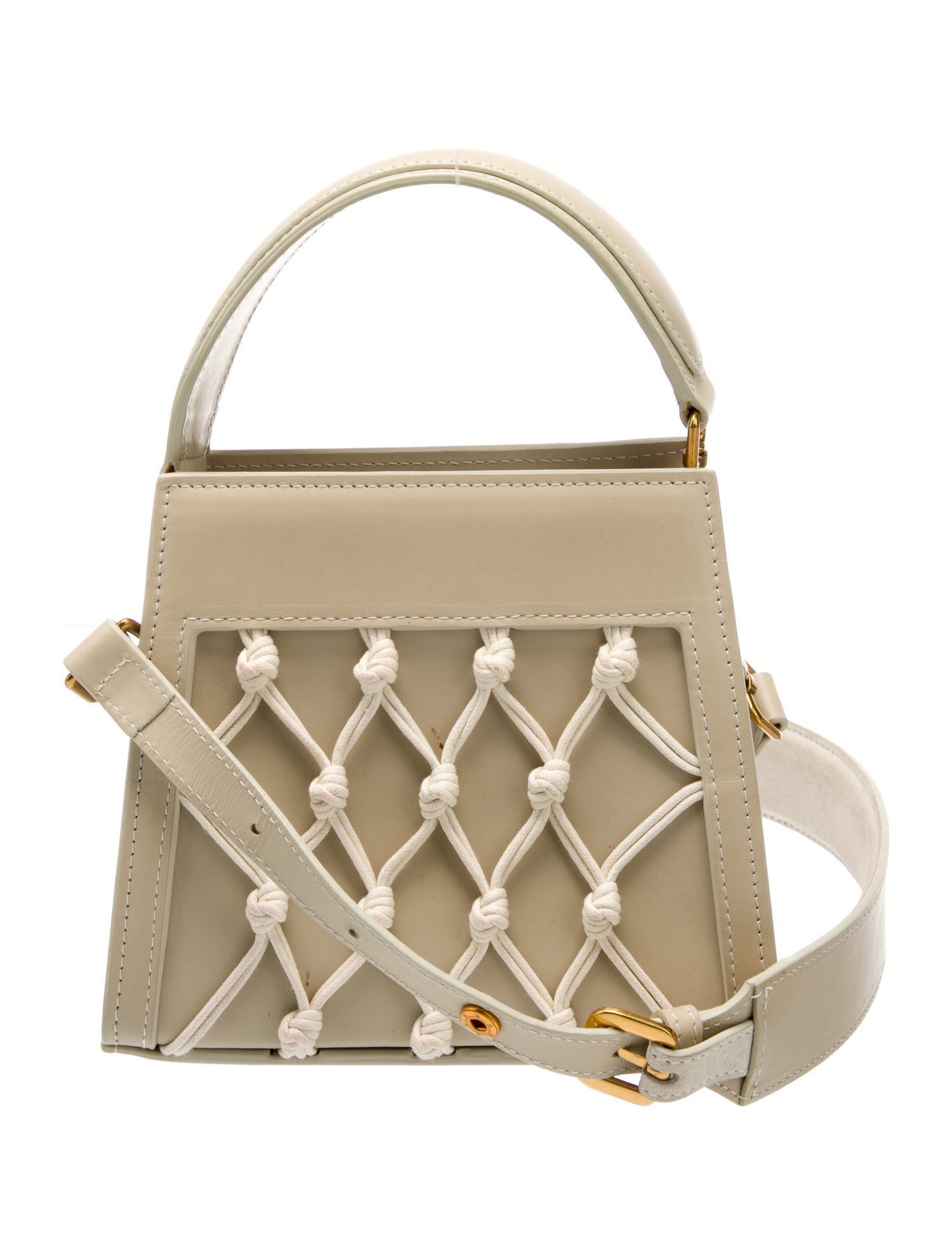 Pipatchara Leather Shoulder Bag - Neutrals Shoulder Bags, Handbags ...