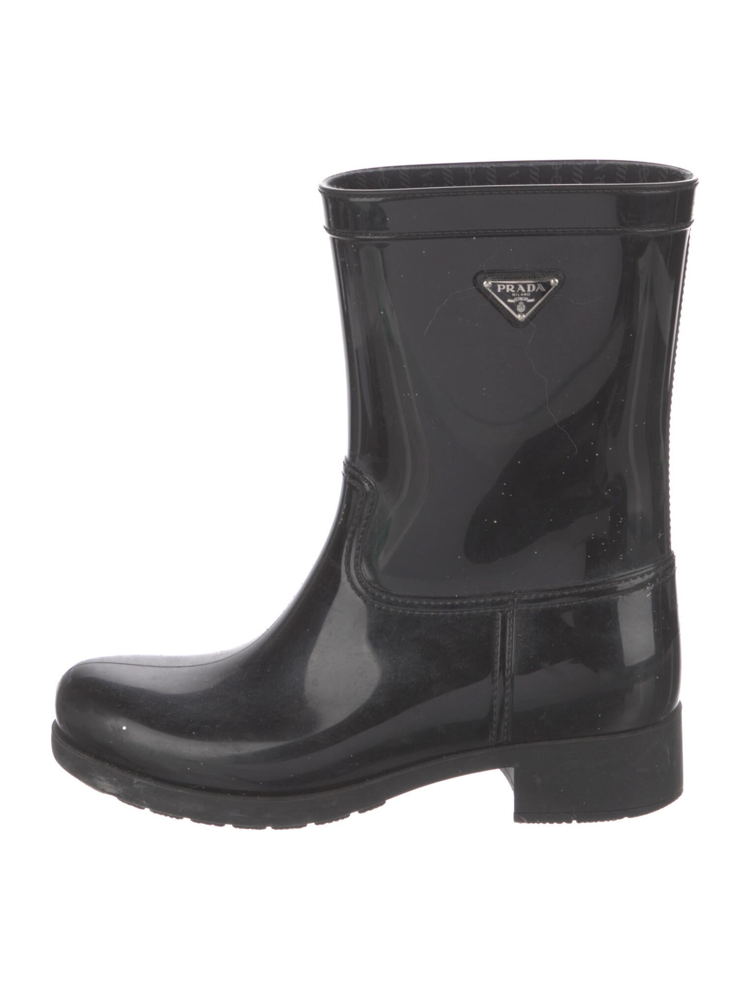 Prada Sport Platform Knee-High Boots w/ Tags - Black Boots, Shoes ...