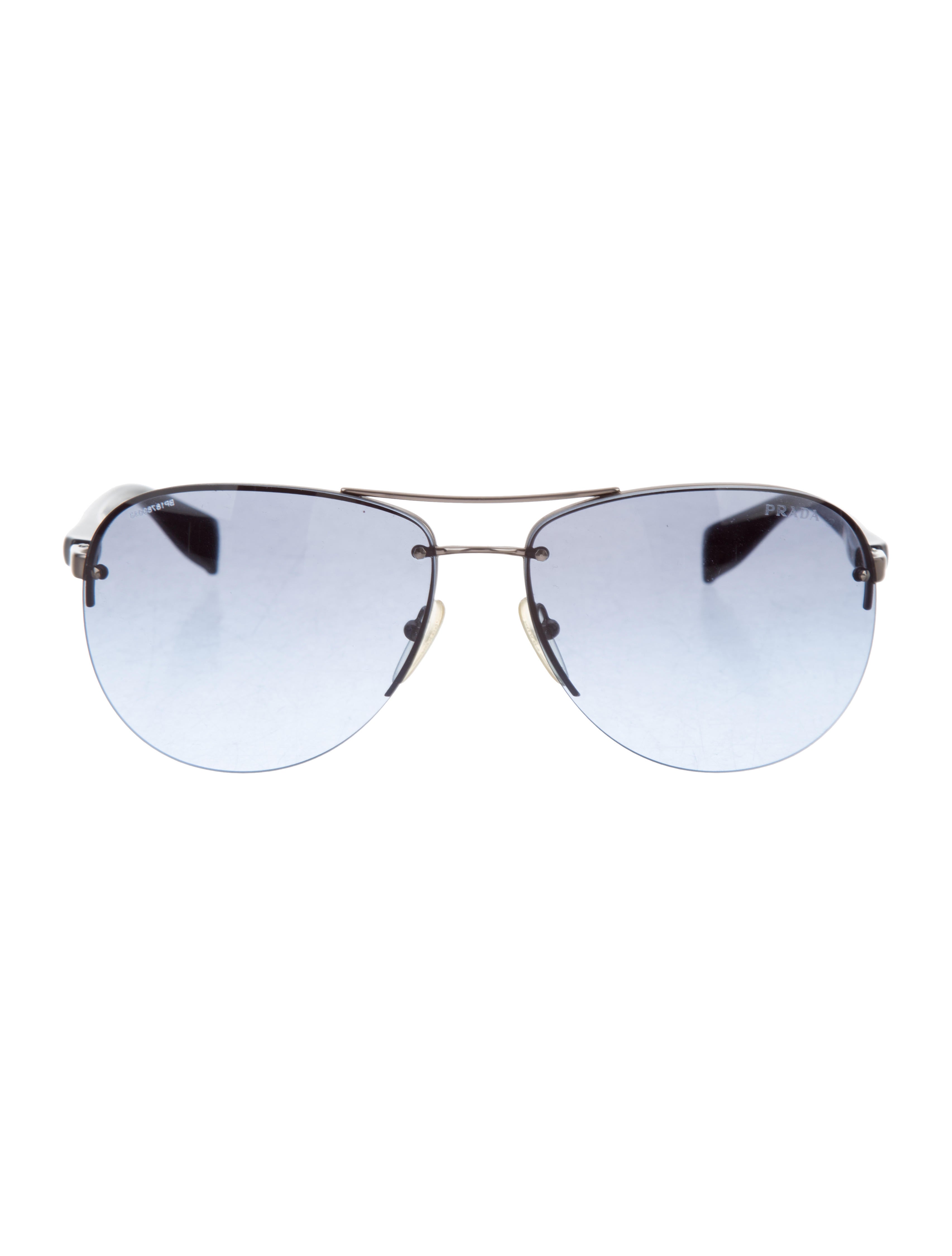 Prada Sport Tinted Aviator Sunglasses Accessories Wpr43612 The Realreal