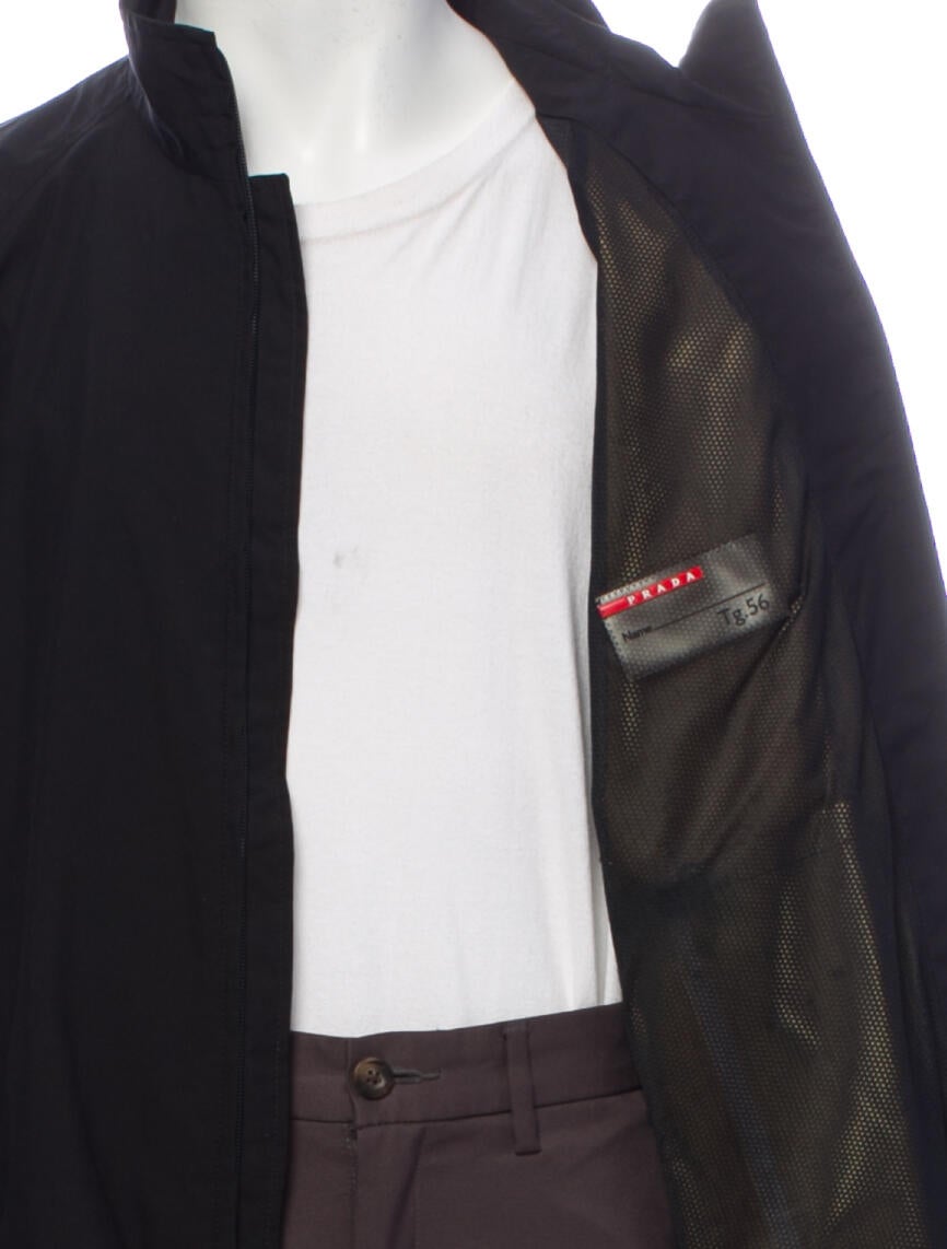 Prada Sport Windbreaker - Black Outerwear, Clothing - WPR89582 | The ...