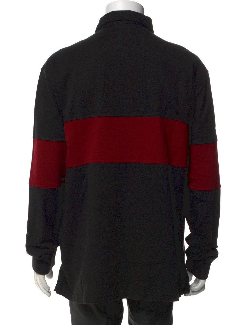 Polo Ralph Lauren Colorblock Pattern Collar Polo Shirt - Black Polos ...