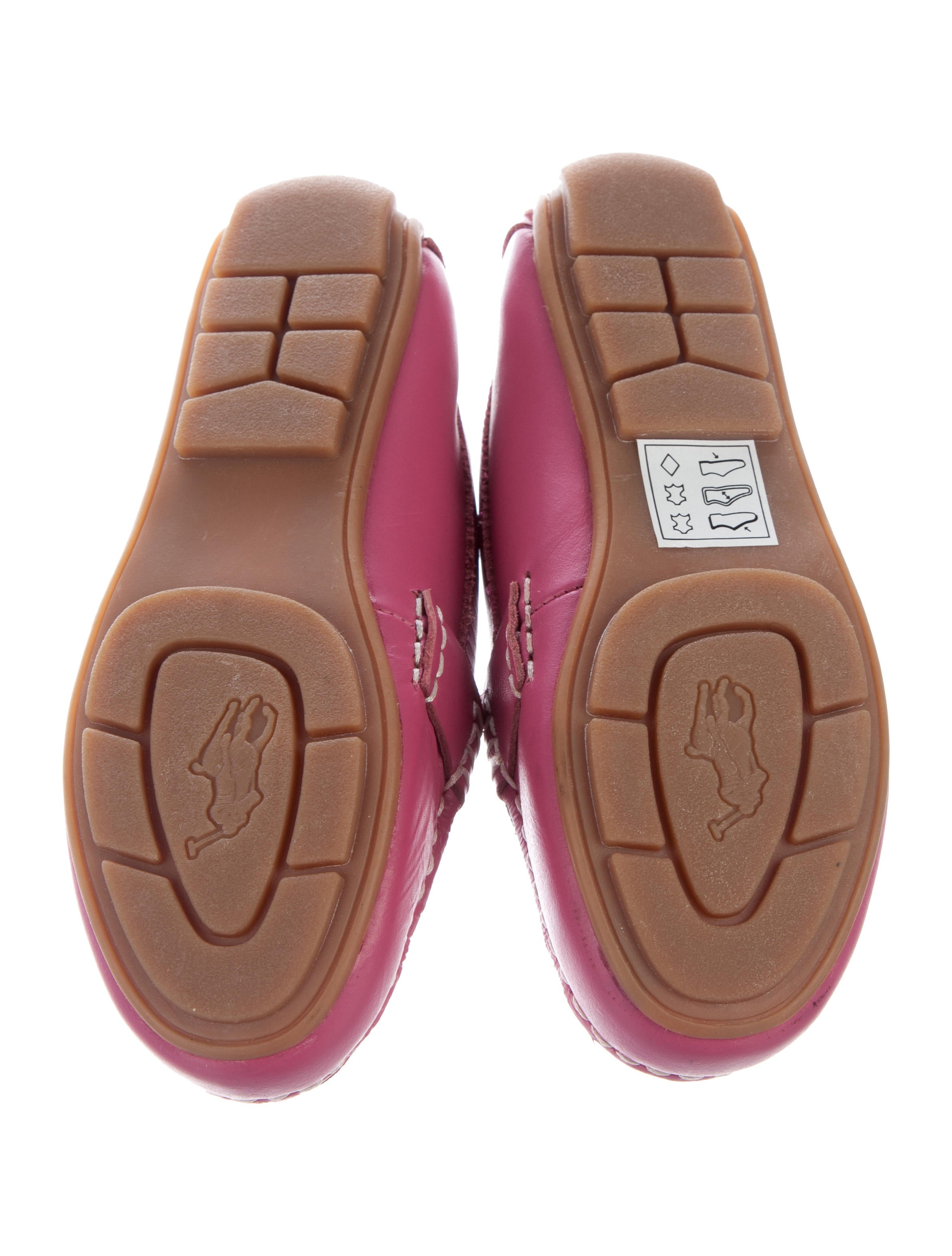 Polo Ralph Lauren Girls Leather Penny Loafers Girls Wprln20629 The Realreal