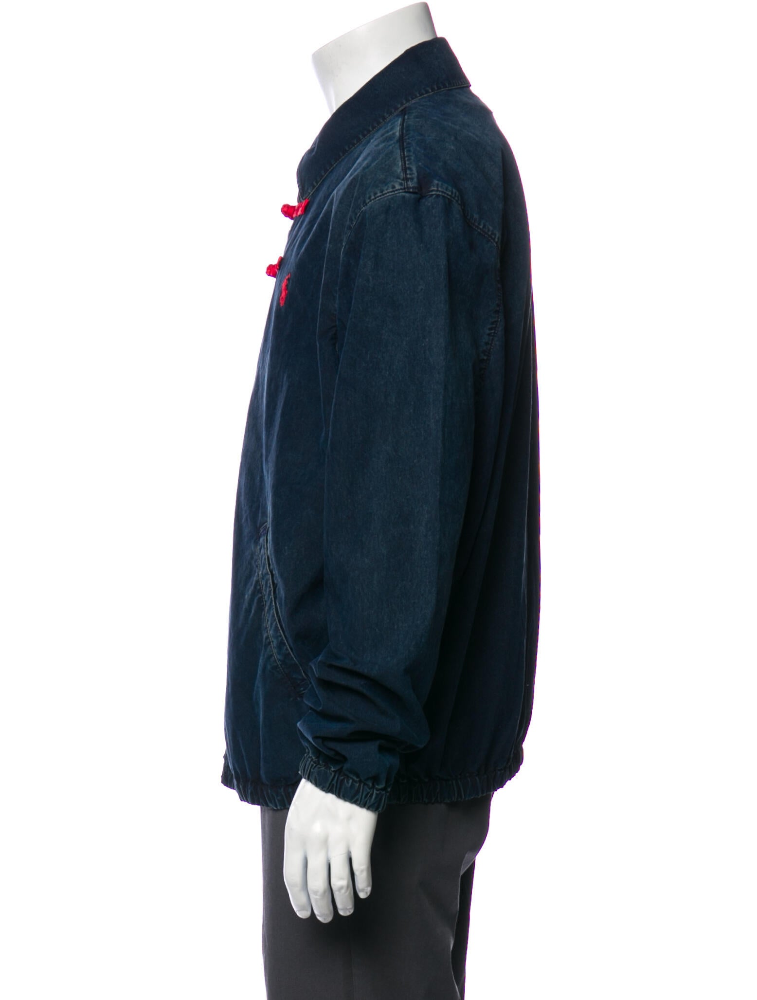 Polo Ralph Lauren Colorblock Pattern Denim Jacket w/ Tags - Blue ...