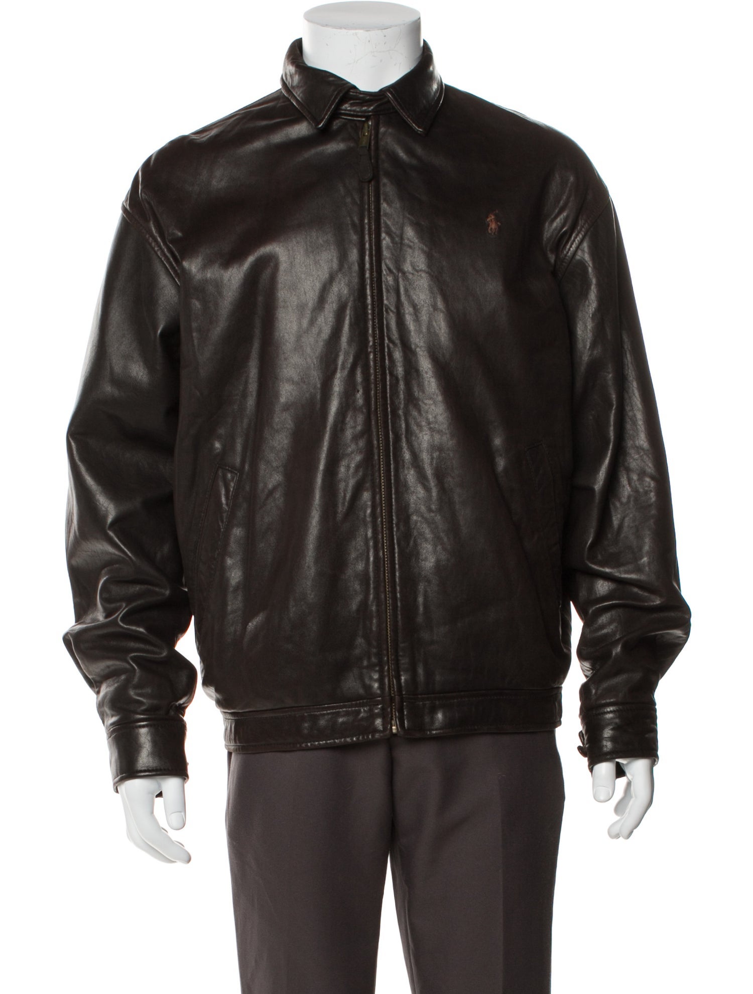 Polo Ralph Lauren Leather Jacket - Black Outerwear, Clothing ...