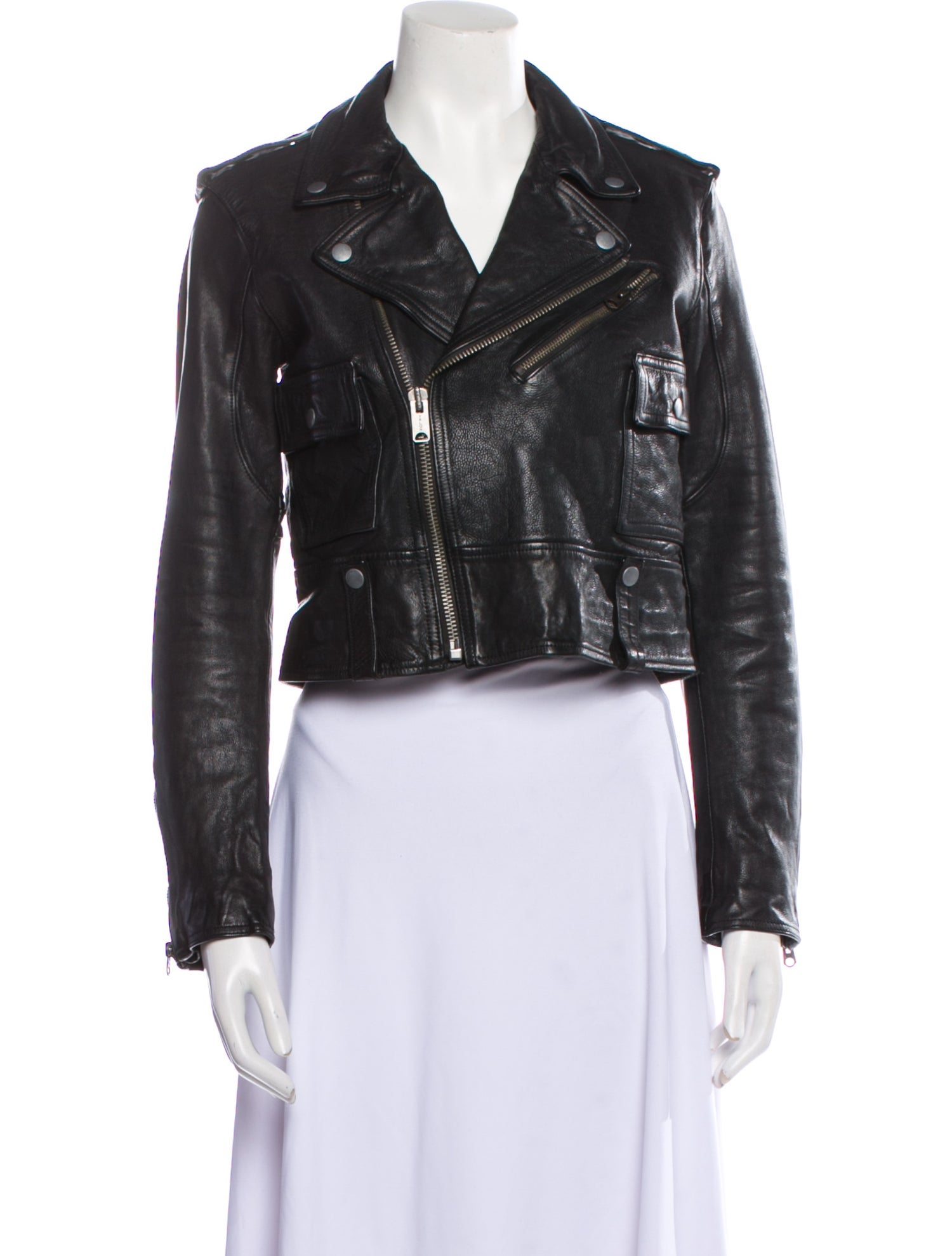 Polo Ralph Lauren Leather Biker Jacket - Black Jackets, Clothing ...