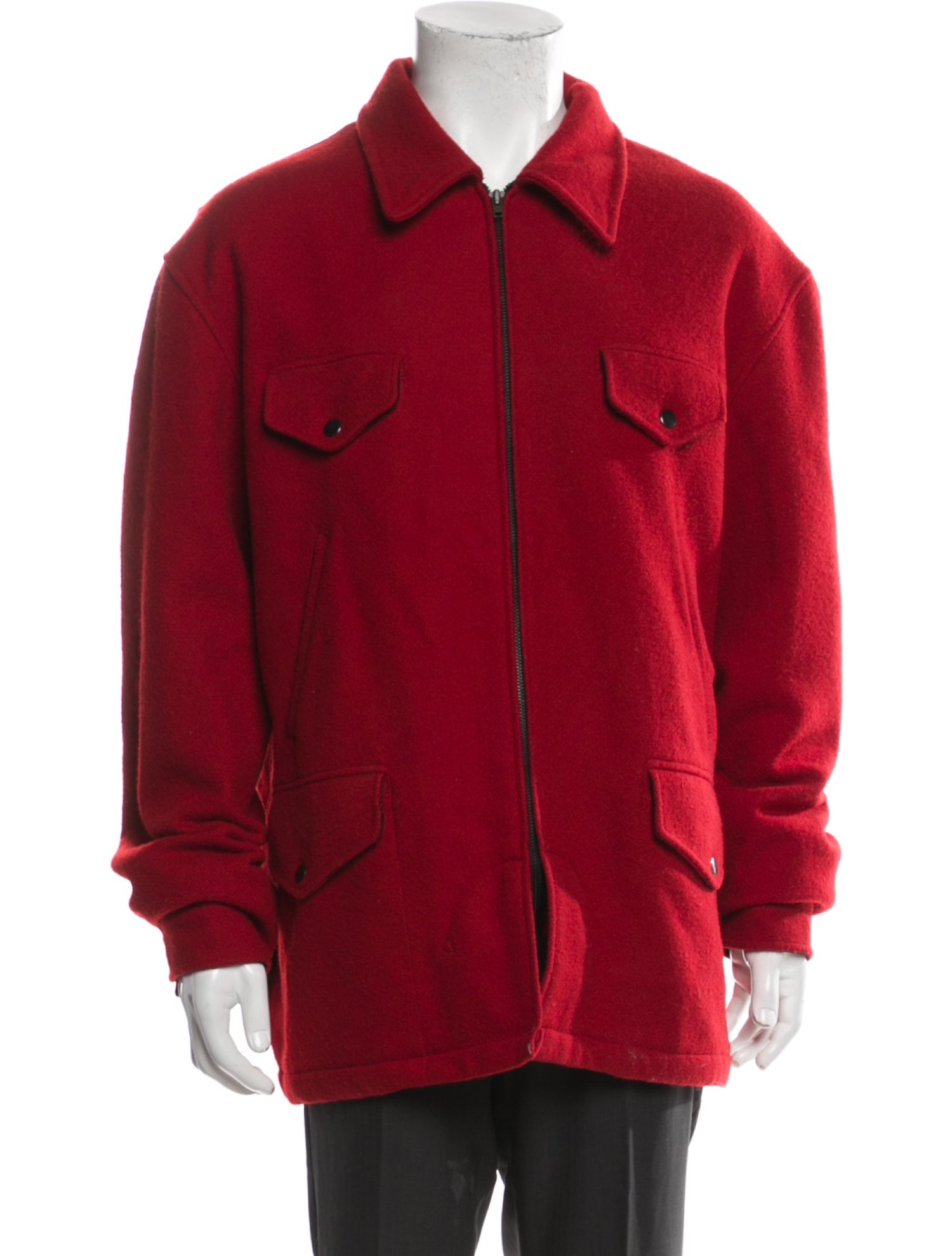 Polo Ralph Lauren Wool Jacket - Red Outerwear, Clothing - WPRLN94503 ...