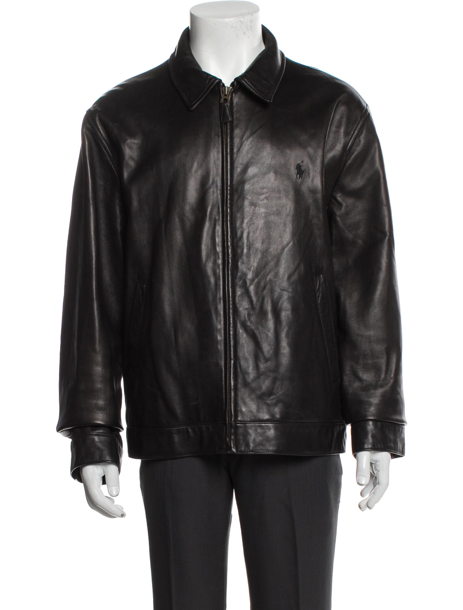 Polo Ralph Lauren Leather Moto Jacket - Brown Outerwear, Clothing ...