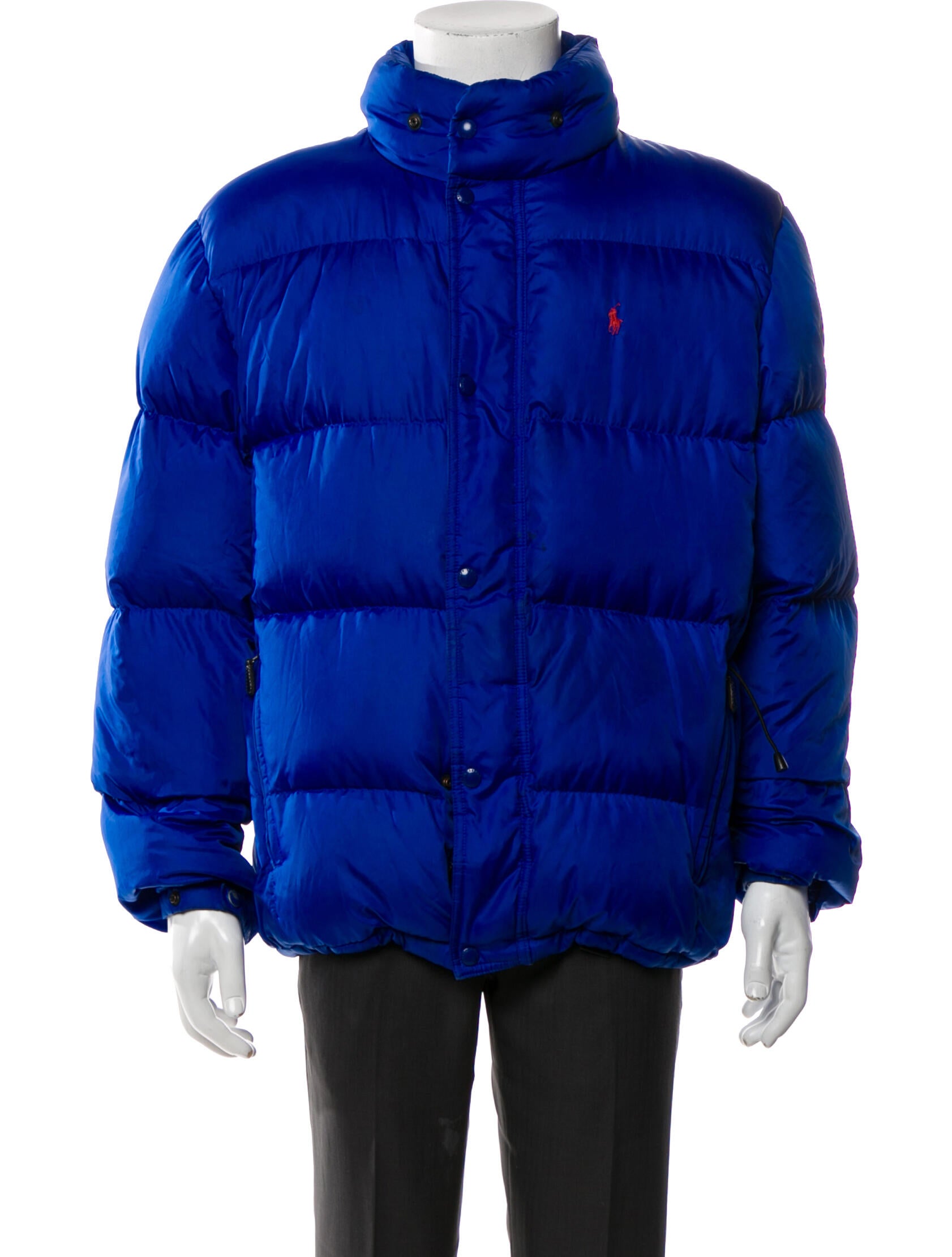 Polo Ralph Lauren Puffer Coat - Blue Outerwear, Clothing - WPRLN95671 ...