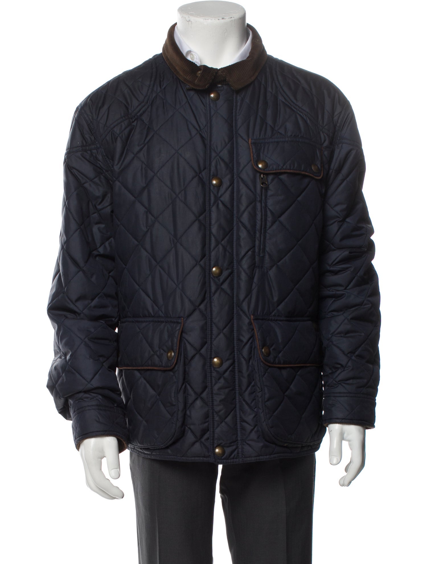 Polo Ralph Lauren Puffer Coat - Blue Outerwear, Clothing - WPRLN97428 ...