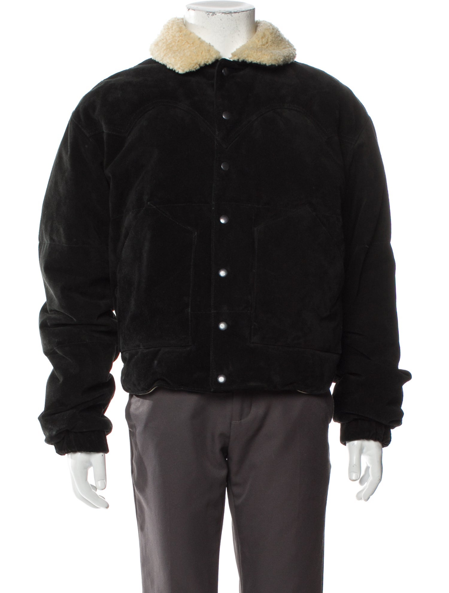 Polo Ralph Lauren Leather Bomber Jacket - Black Outerwear, Clothing ...