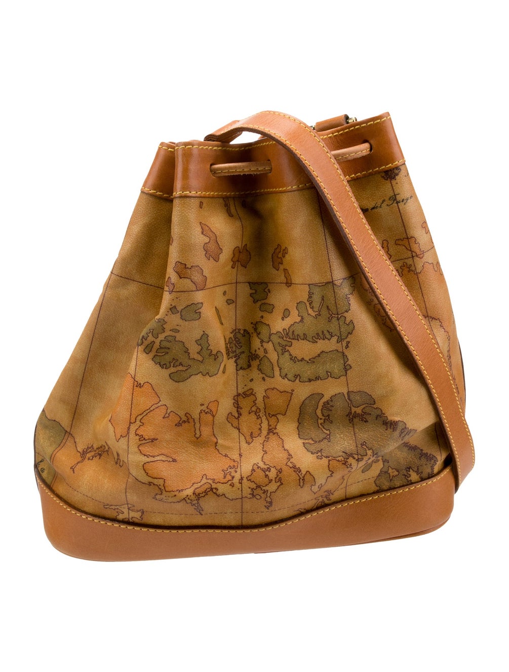 Prima Classe World Map Bucket Bag - Orange Bucket Bags, Handbags ...
