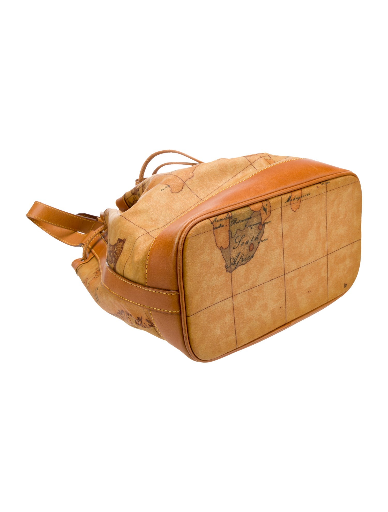 Prima Classe World Map Bucket Bag - Orange Bucket Bags, Handbags ...