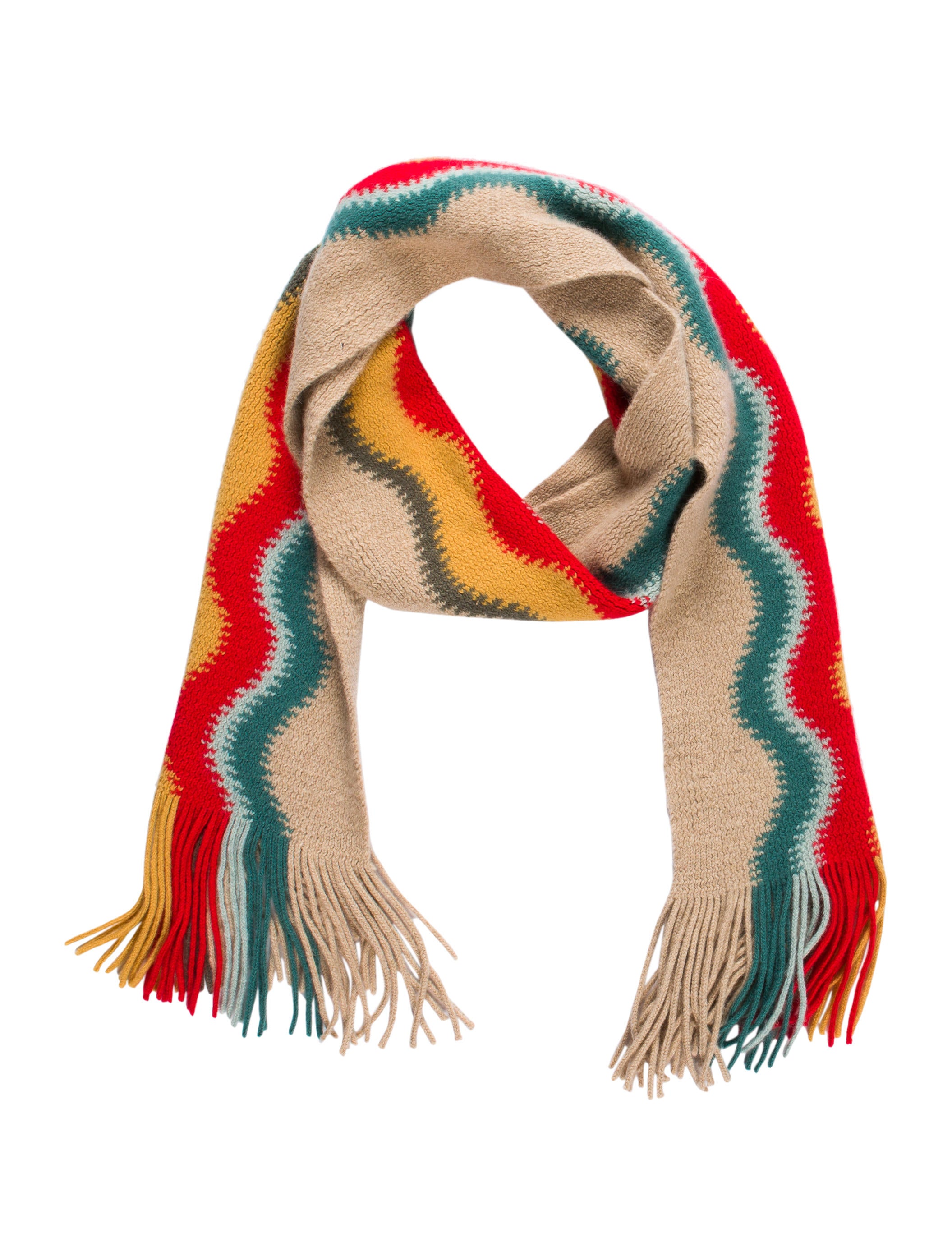 Paul Smith Striped Wool Scarf - Accessories - WPS21723 | The RealReal