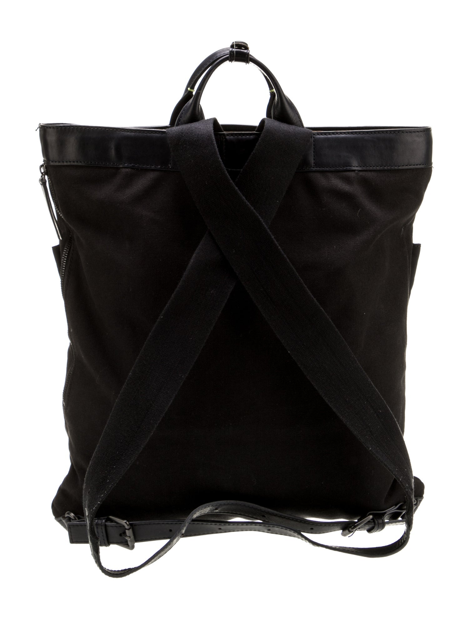 Paul Smith Canvas Backpack - Black Backpacks, Bags - WPS51271 | The ...