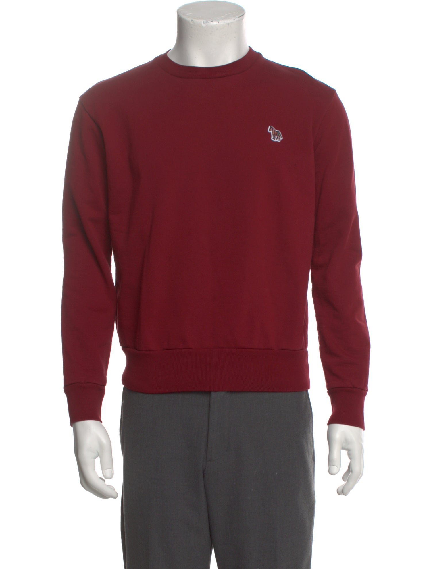 Tombolo Graphic Print Crew Neck Polo Sweater - Orange Sweaters ...