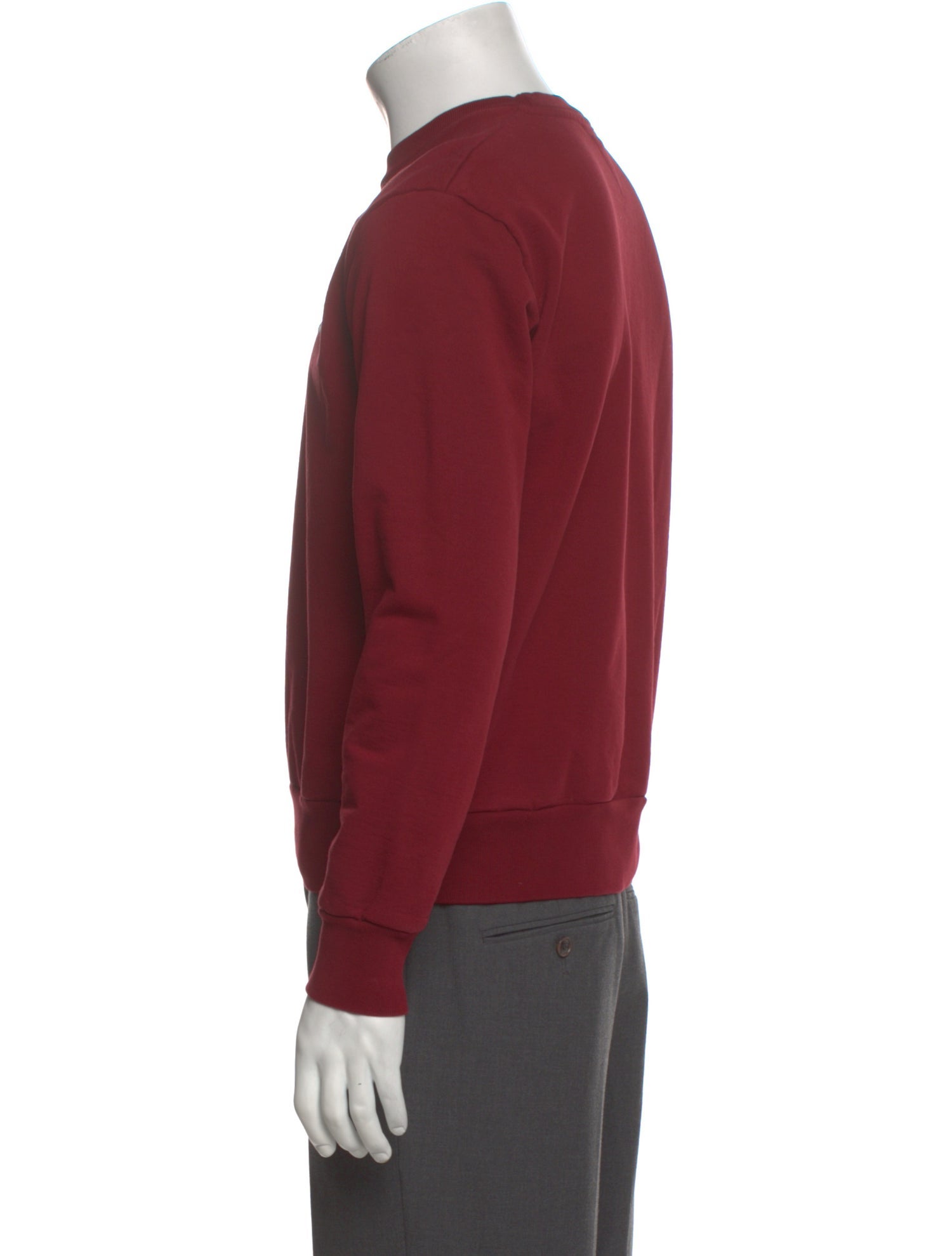 Tombolo Graphic Print Crew Neck Polo Sweater - Orange Sweaters ...