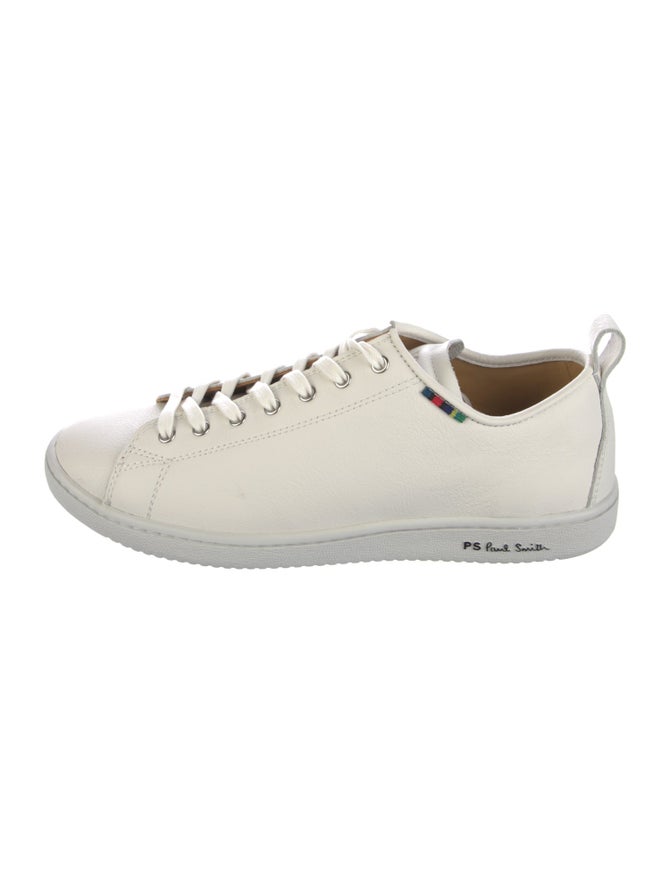 Paul Smith Leather Sneakers w/ Tags - White Sneakers, Shoes - WPS55352 ...