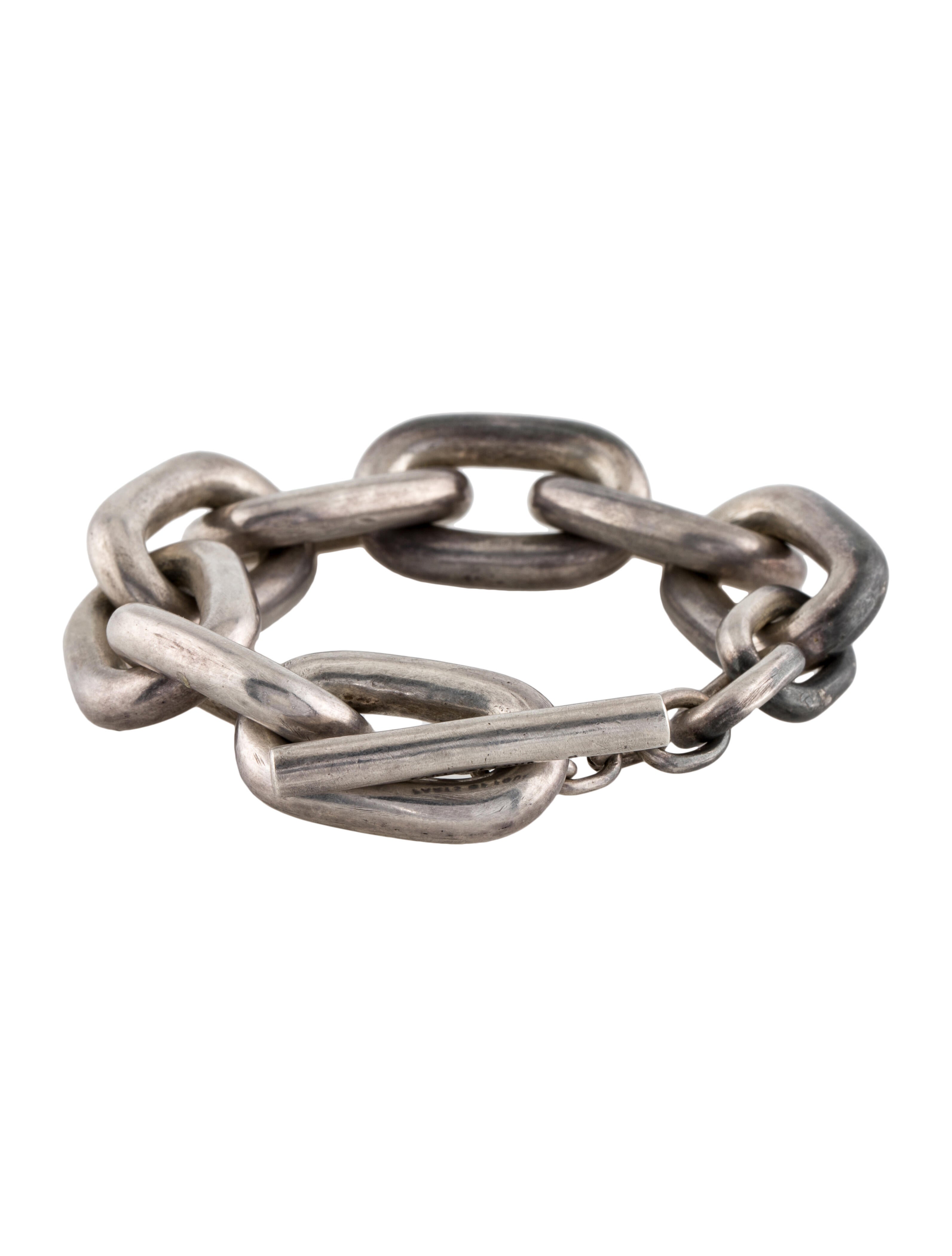 Parts of Four Toggle Link Bracelet - Silver-Tone Metal Link, Bracelets ...