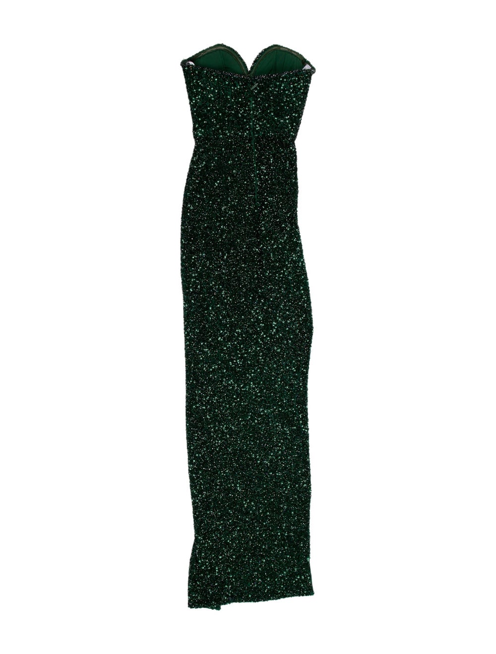 Portia & Scarlett Evening Gown Green Beaded, Sequin &… - Gem