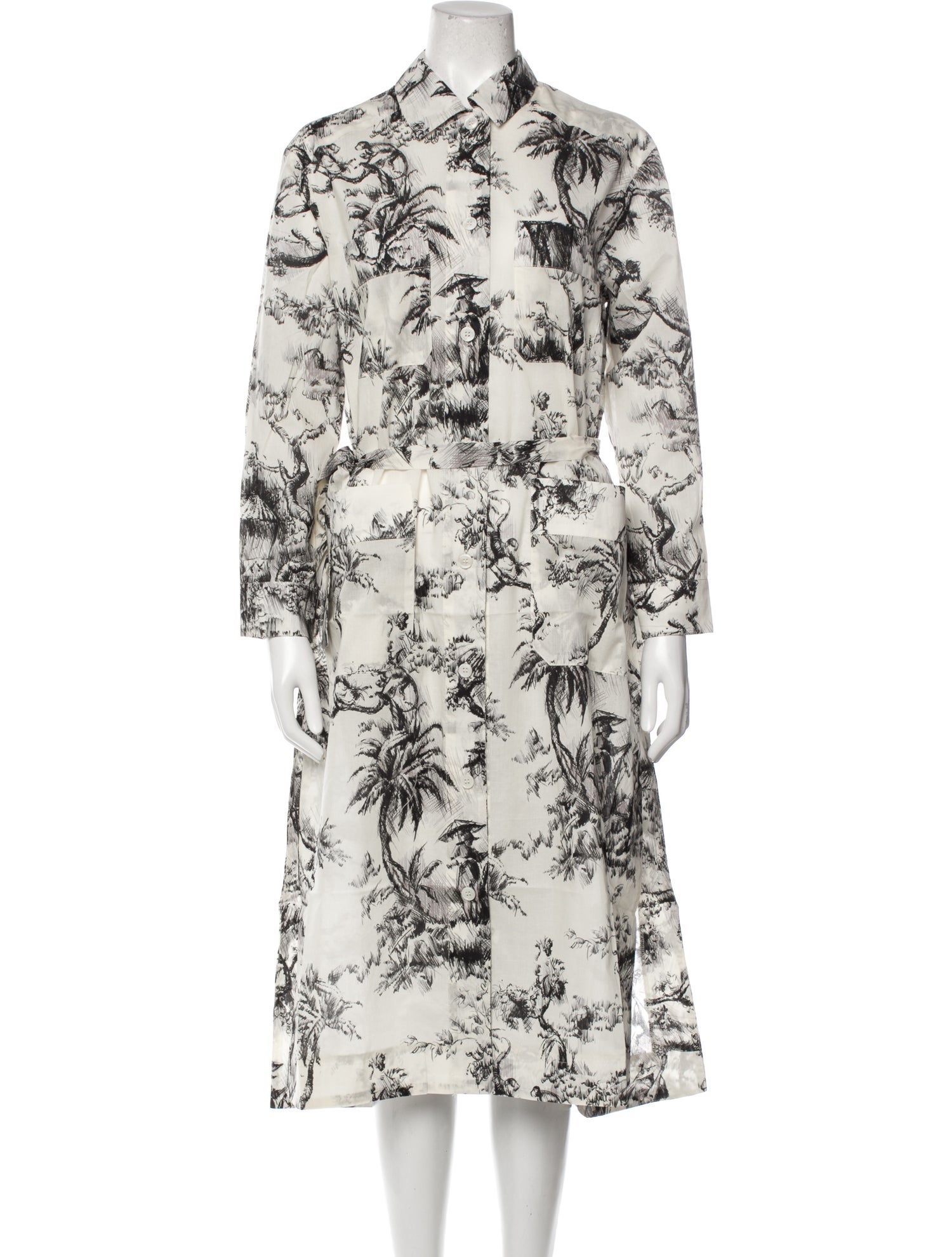 Psophia Floral Print Long Dress w/ Tags - Neutrals Dresses, Clothing ...