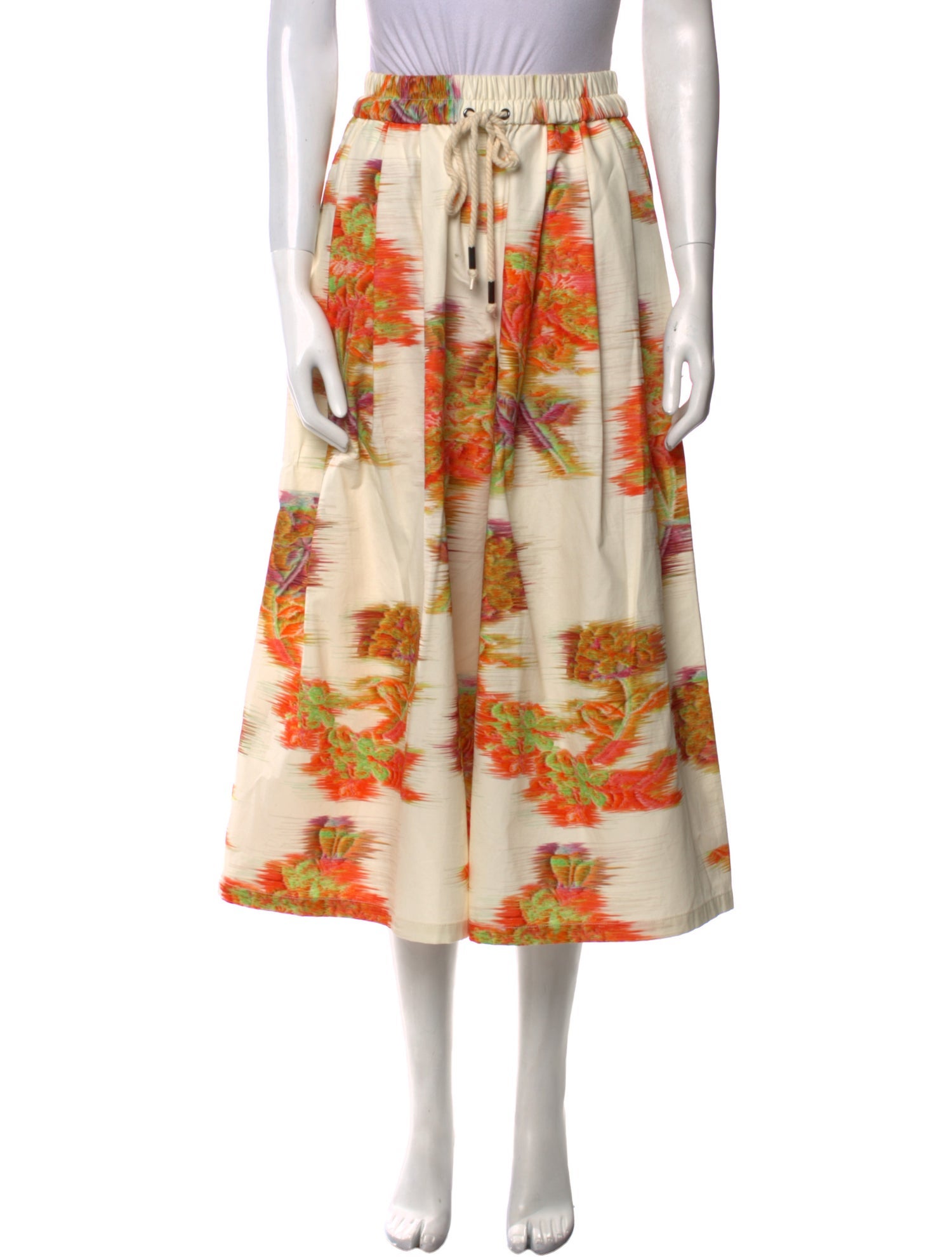 Psophia Printed Wide Leg Pants - Neutrals, 12" Rise Pants, Clothing ...