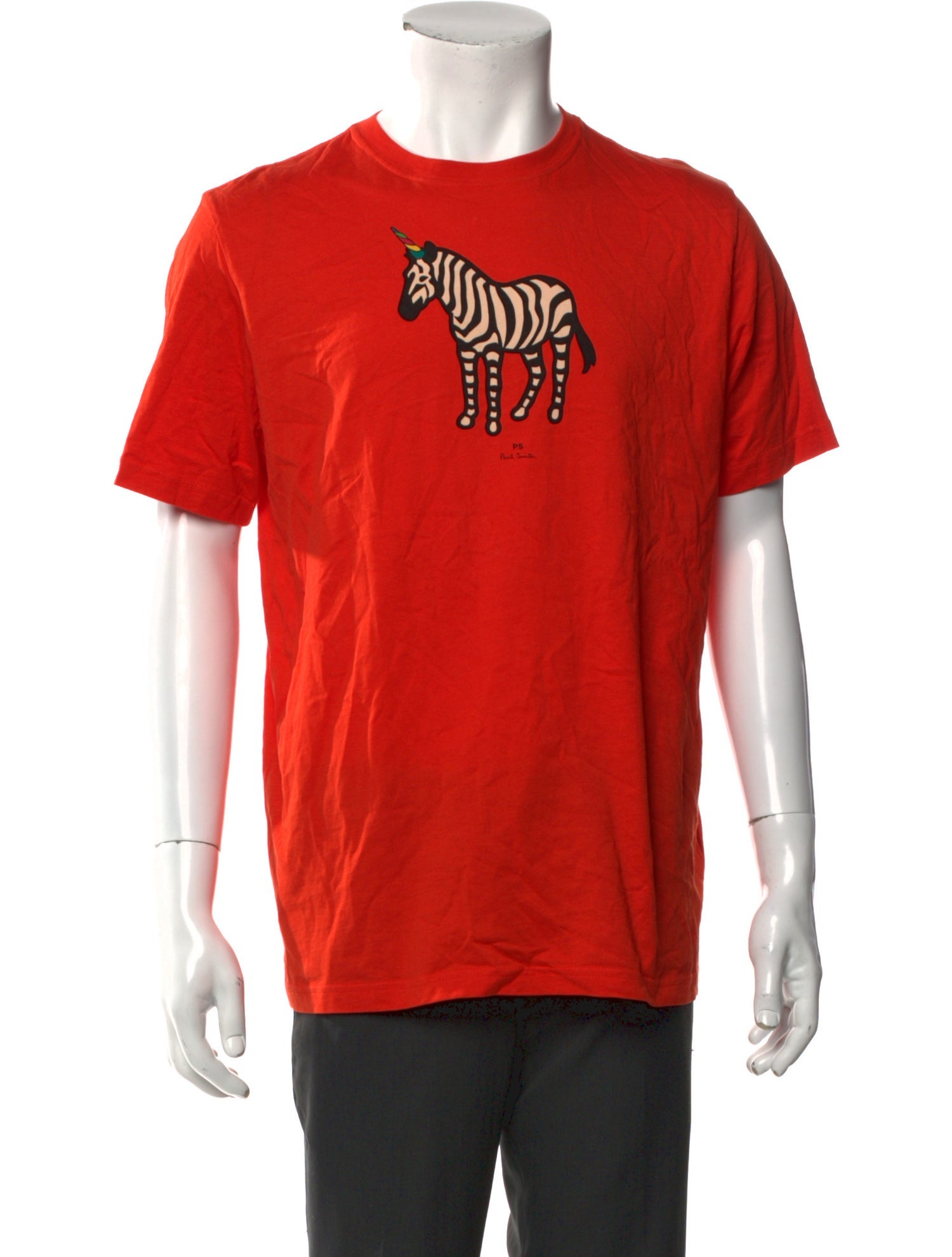 PS by Paul Smith Graphic Print Crew Neck T-Shirt - Orange T-Shirts ...