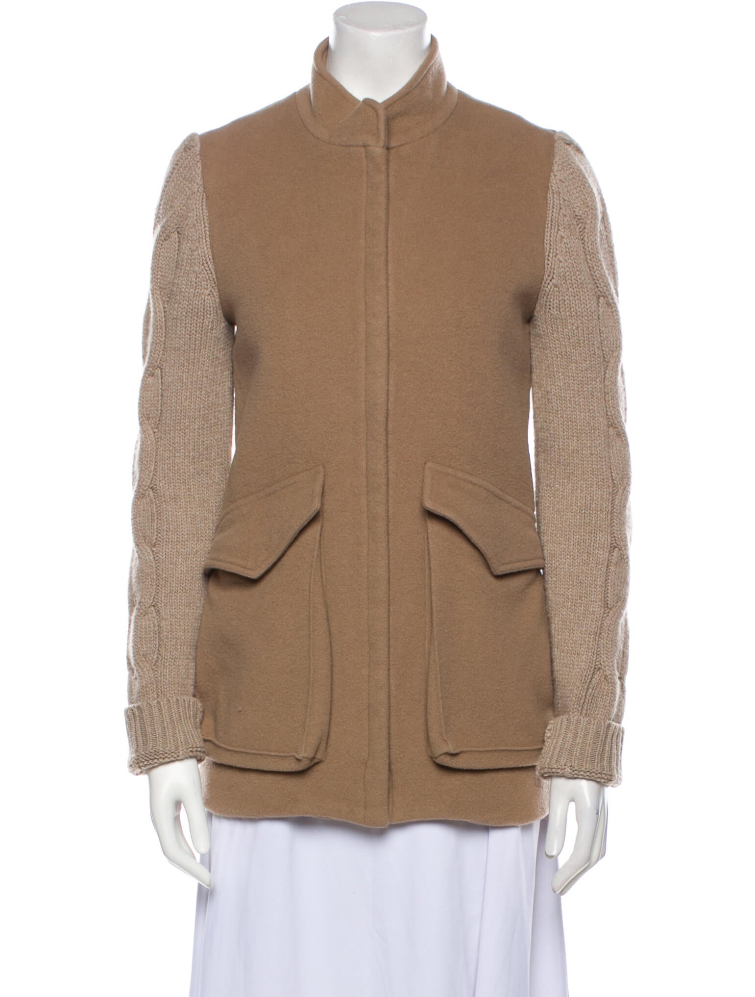 Pearl by Lela Rose Colorblock Pattern Utility Jacket - Neutrals Jackets ...