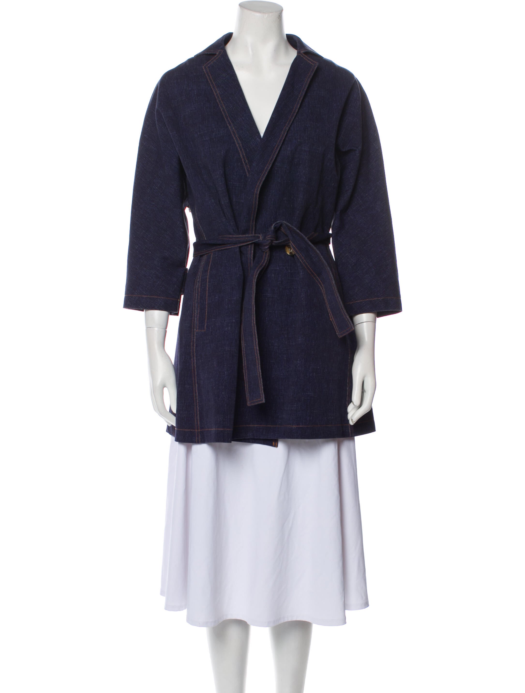 Pearl by Lela Rose Denim Jacket - Blue Jackets, Clothing - WPVLR21846 ...
