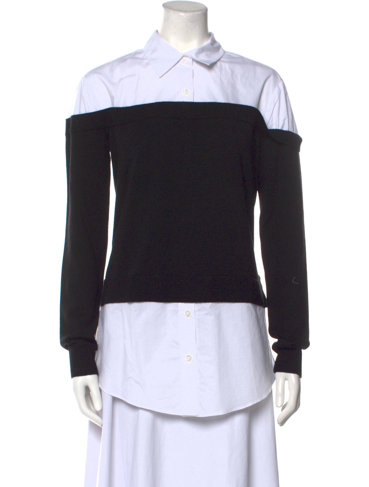 Pearl by Lela Rose Long Sleeve Top w/ Tags - Black Tops, Clothing ...