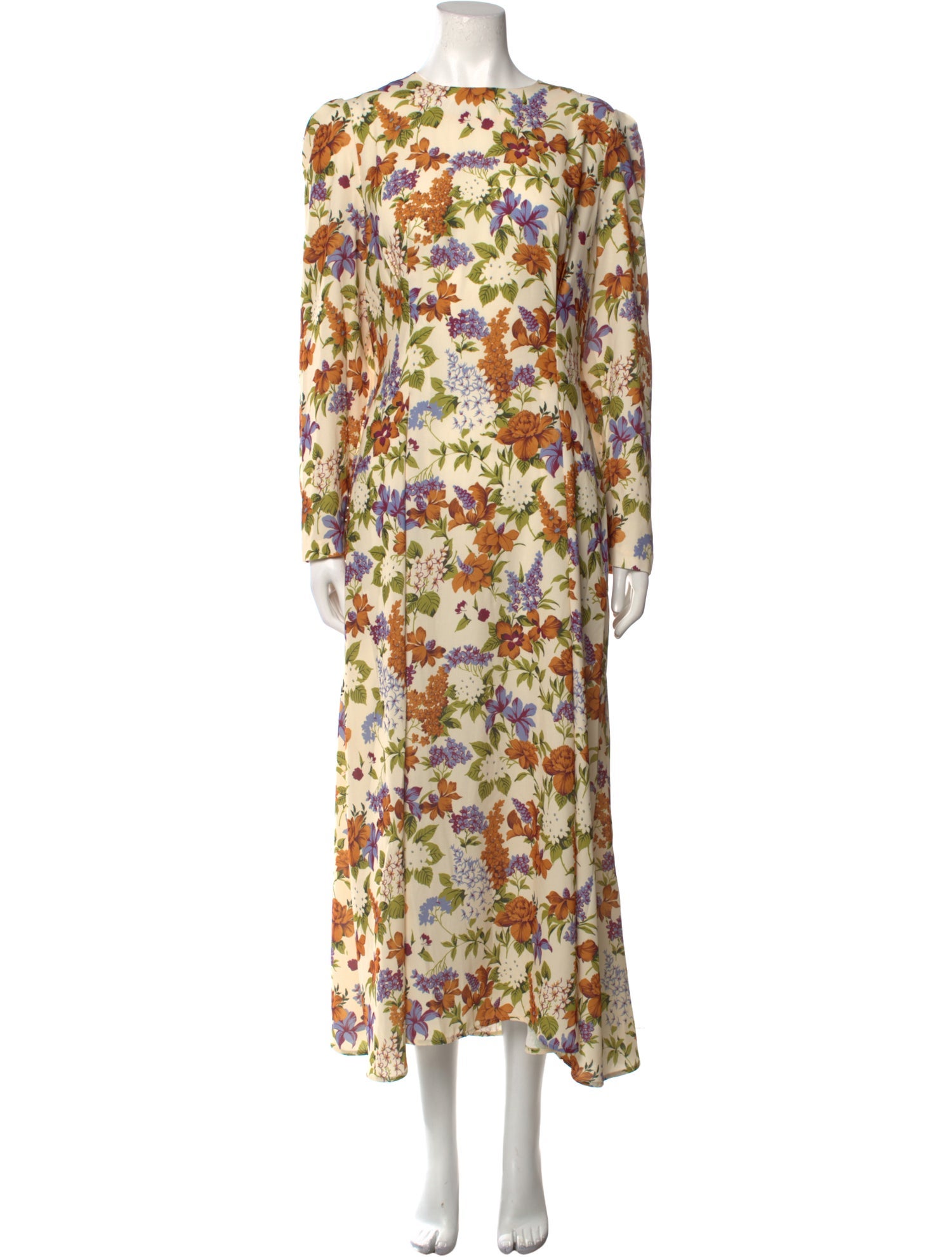 Pearl by Lela Rose Floral Print Long Dress w/ Tags - Green Dresses ...