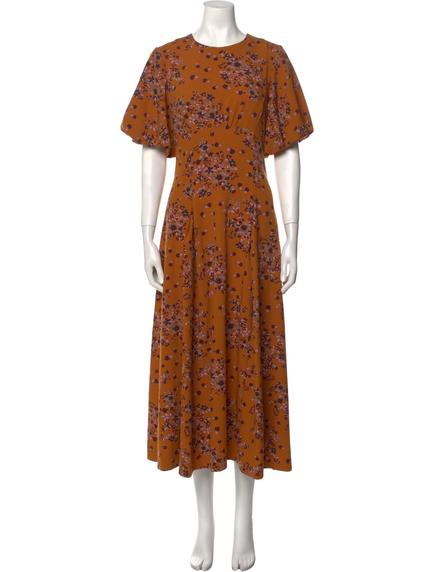 Pearl by Lela Rose Floral Print Long Dress - Neutrals Dresses, Clothing ...