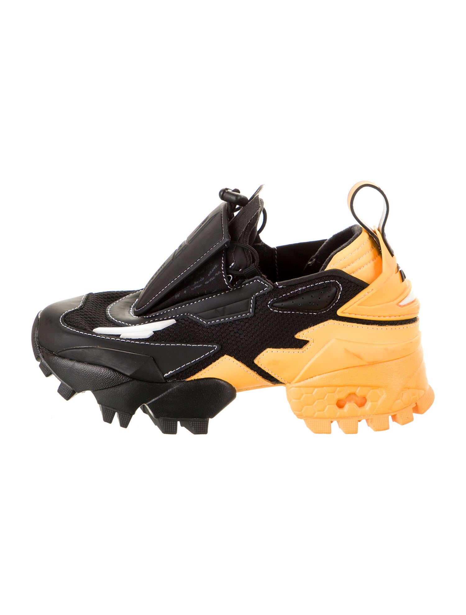 Pyer Moss x Reebok Nylon Colorblock Pattern Chunky Sneakers - Black ...