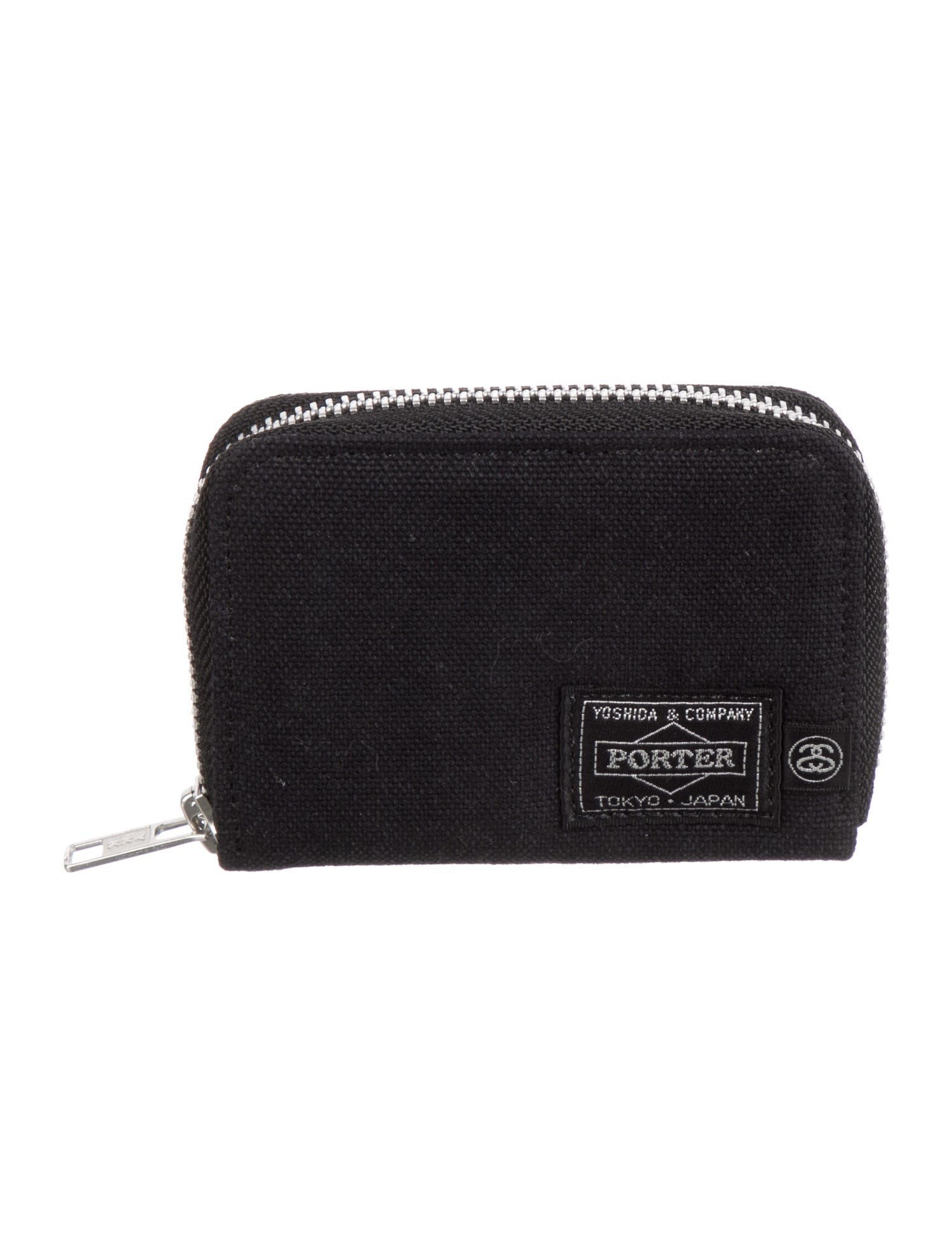 Stüssy x Porter Canvas Wallet - Black Wallets, Accessories - WPYOC20680 ...