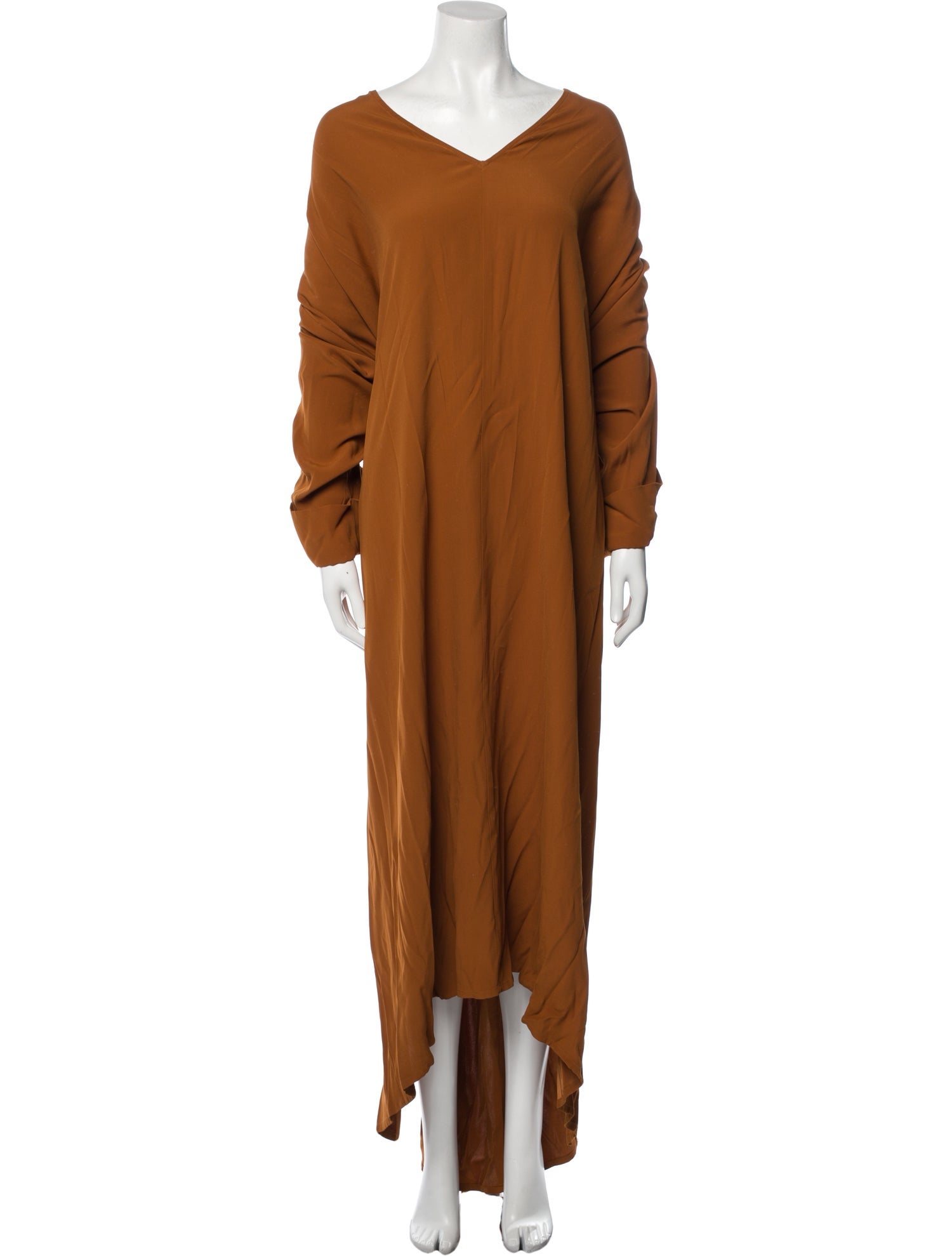 Rodebjer V-Neck Long Dress w/ Tags - Brown Dresses, Clothing - WQZ23722 ...