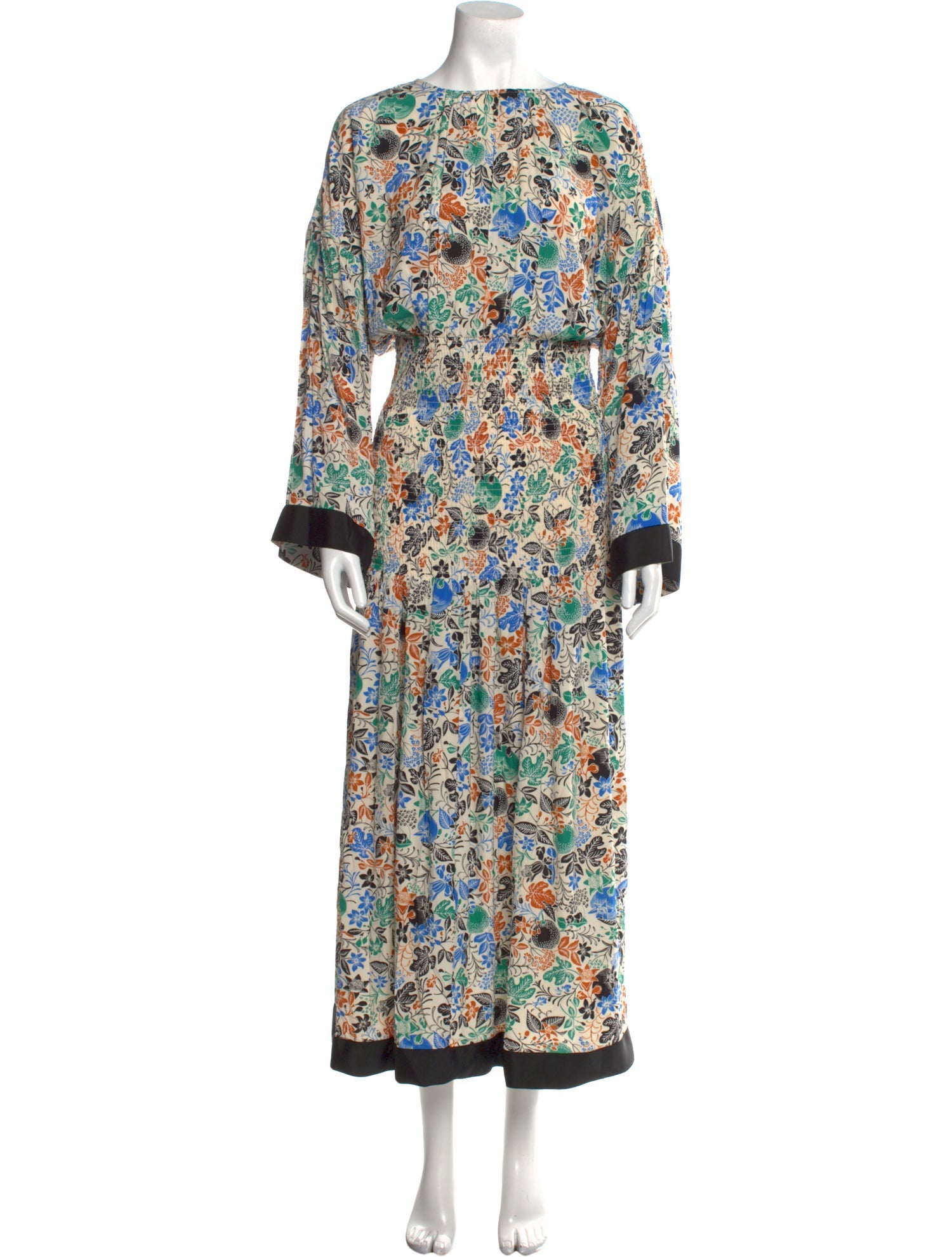 Rodebjer Floral Print Long Dress - Neutrals Dresses, Clothing ...