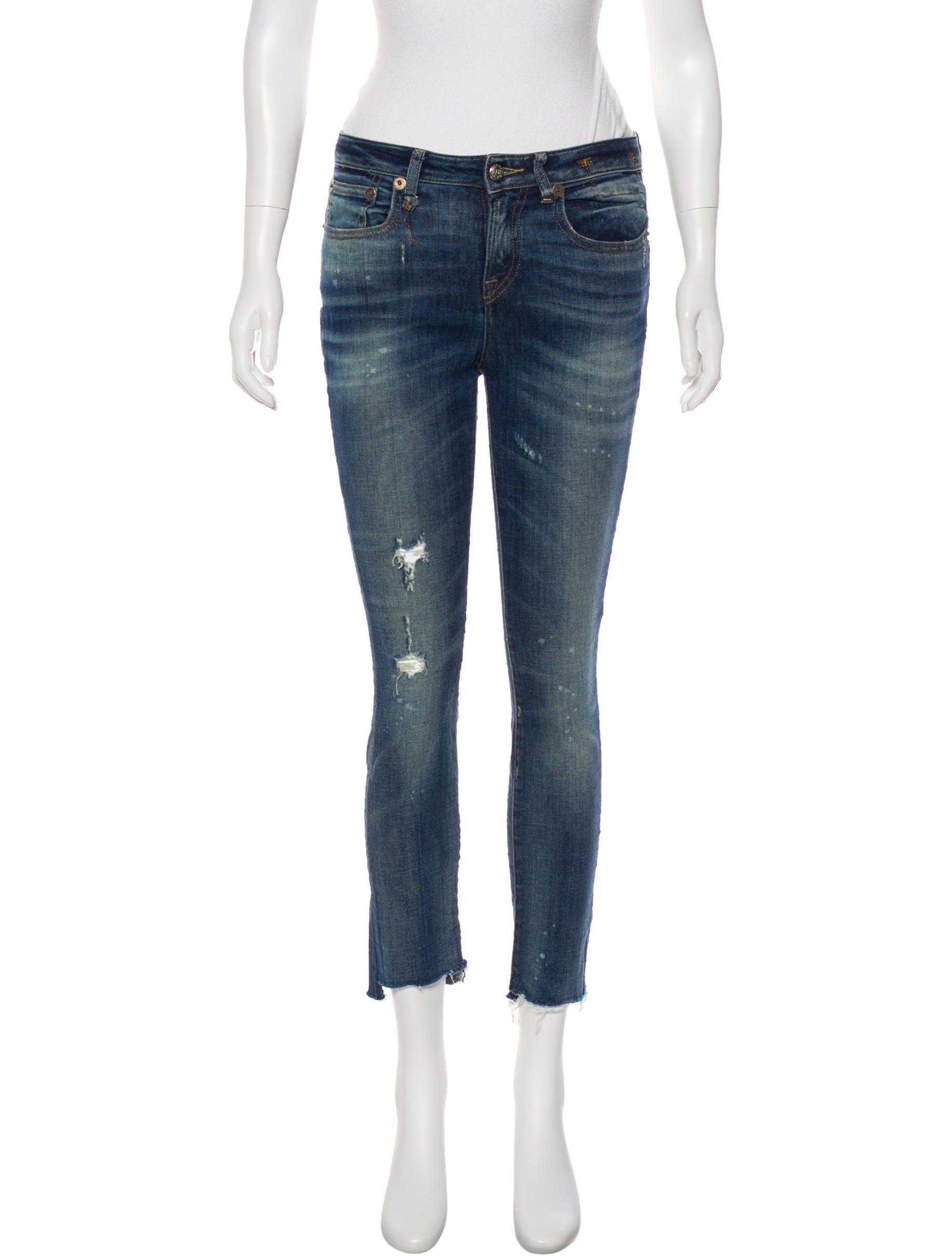 R13 Jenni Mid-Rise Jeans - Clothing - WRA26823 | The RealReal