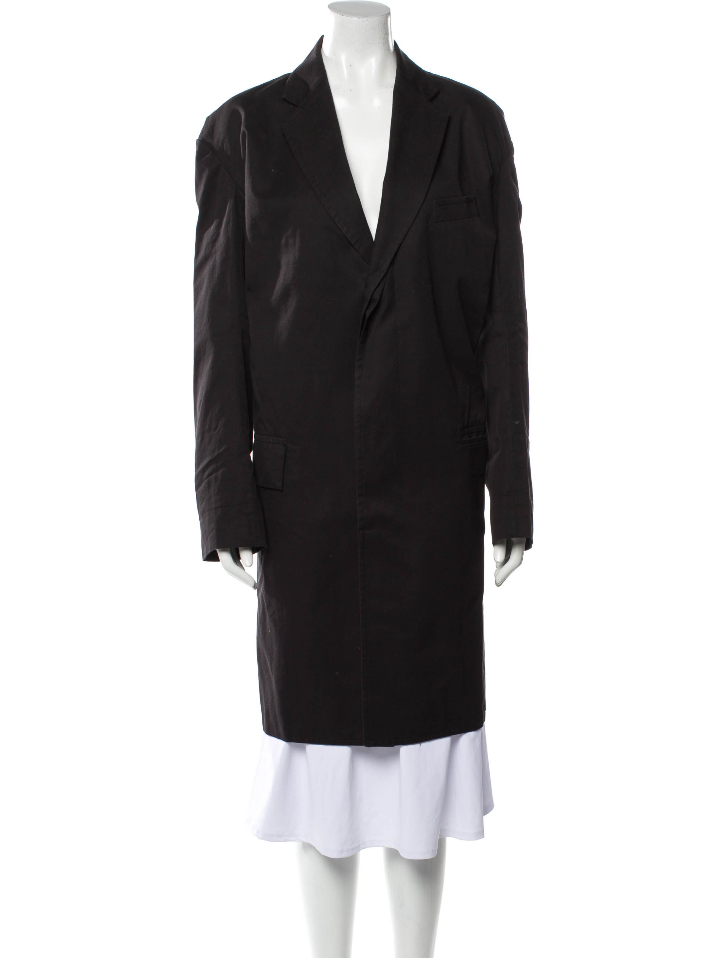 R13 2017 Crombie coat Peacoat - Black Coats, Clothing - WRA47525 | The ...