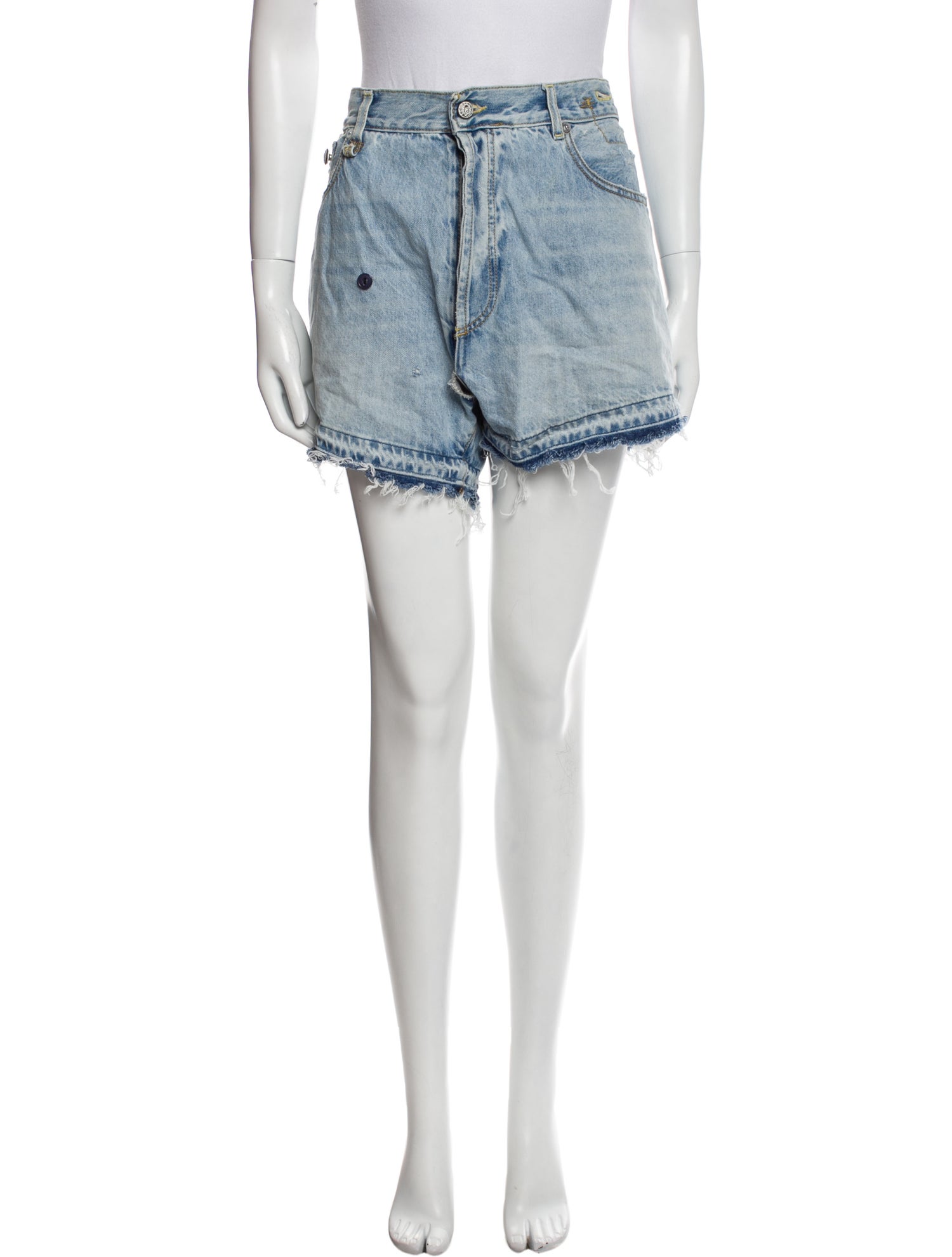 R13 Mini Shorts - Blue Shorts, Clothing - WRA67293 | The RealReal