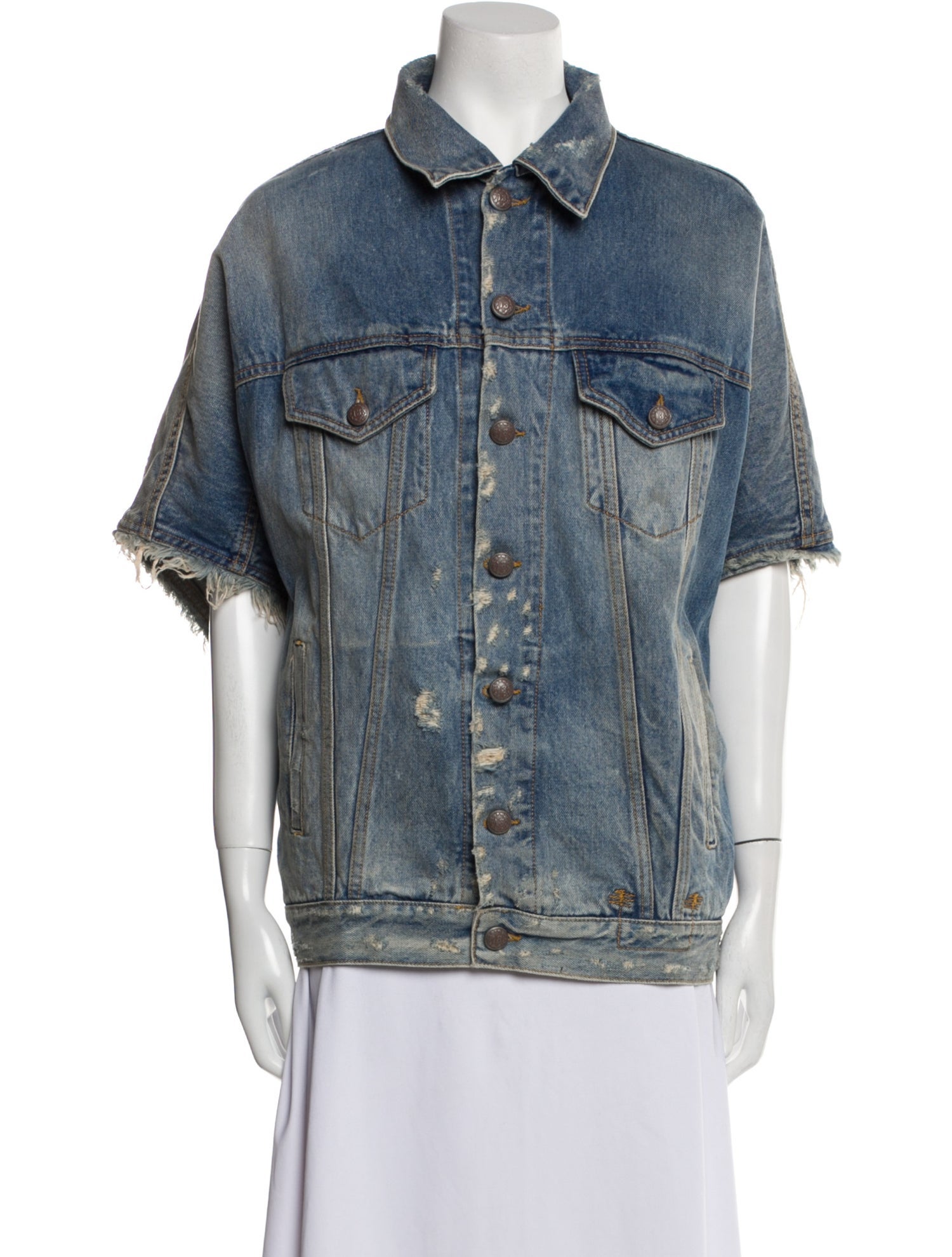 R13 Denim Jacket - Blue Jackets, Clothing - WRA72763 | The RealReal